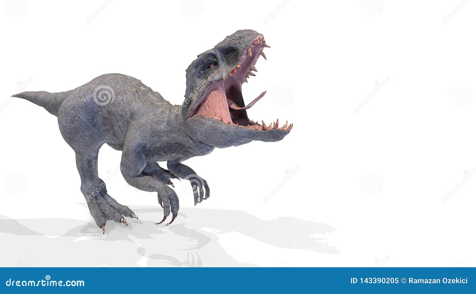 Animal, Indominus Rex of Backgorund, 3d Render Stock Illustration ...