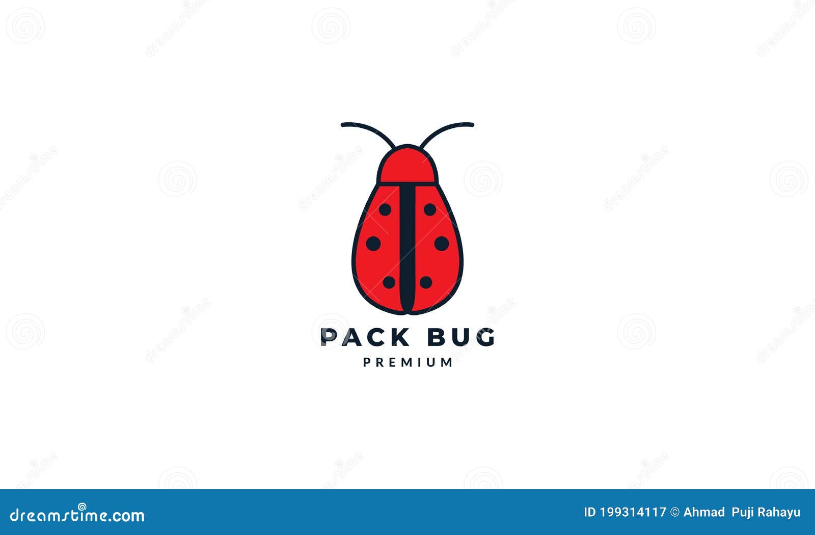 Animal Insect Bug Modern Shape Logo Vector Icon Illustration Design ...
