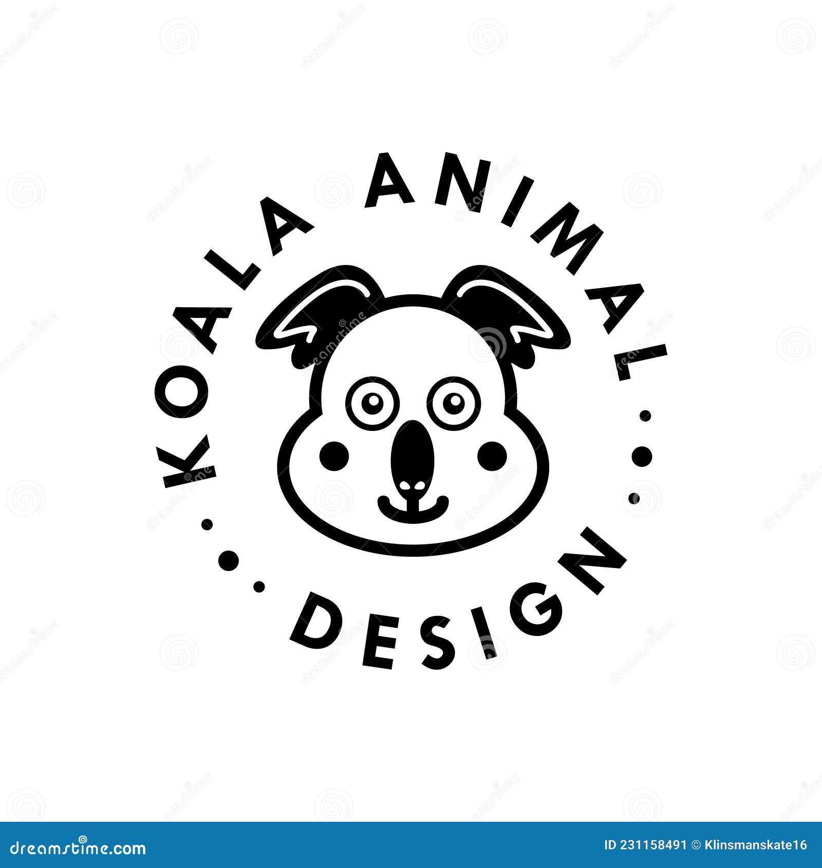 Animal Zoo Koala Bear Style Font Letters Words Word Alphabet ...
