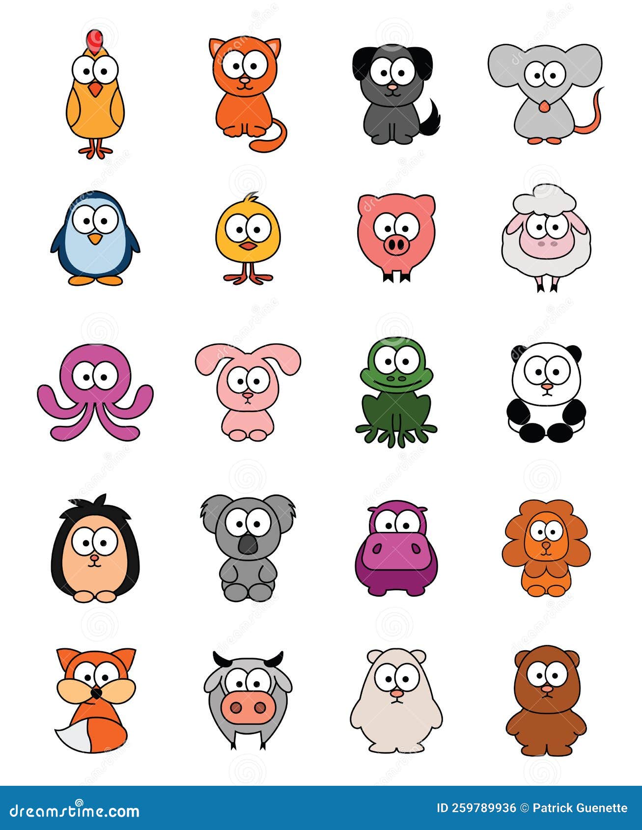 Animal Life, icon stock vector. Illustration of cute - 259789936