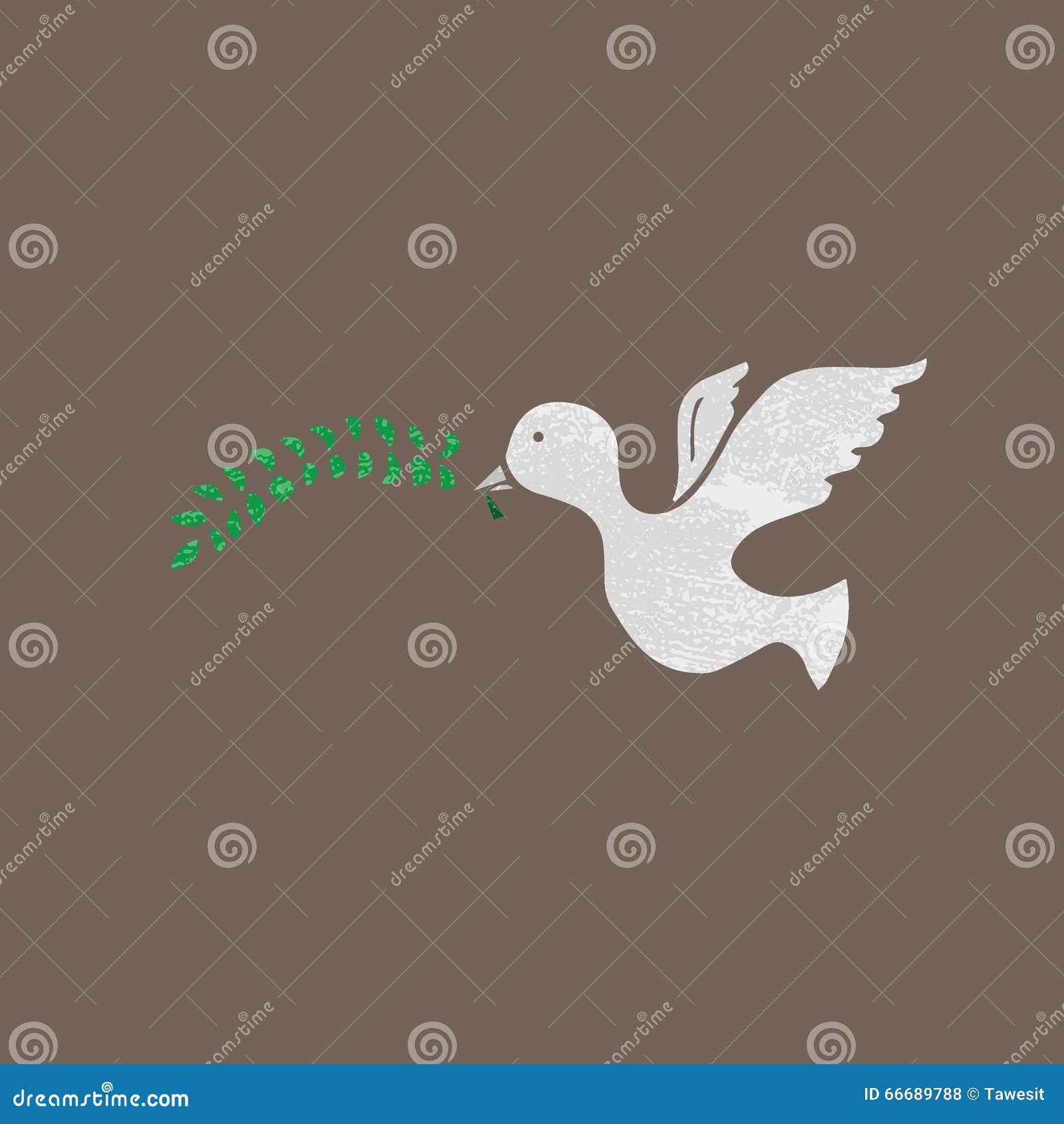 Animal pigeon peace stamp stock vector. Illustration of grunge - 66689788
