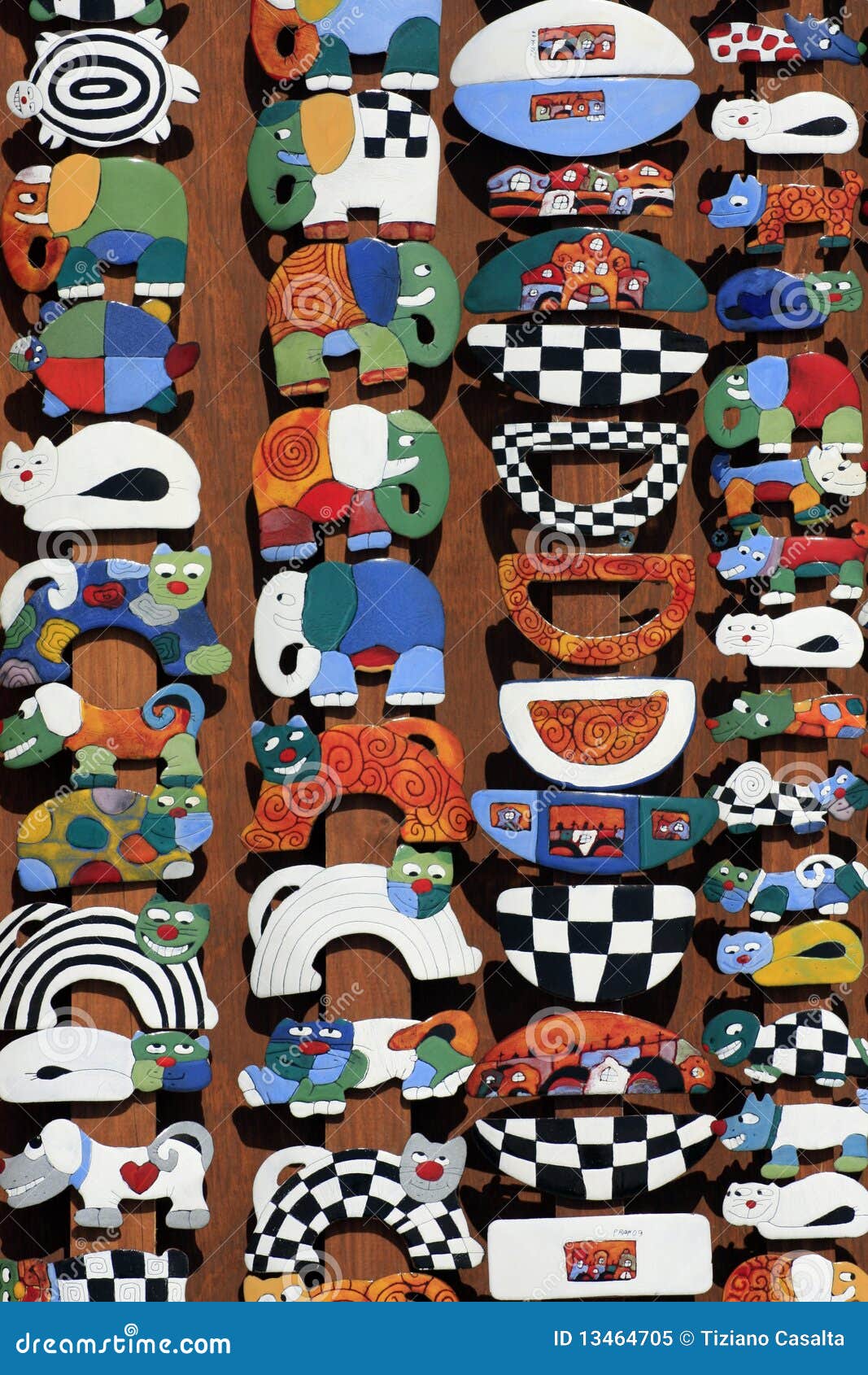 Diaper Pins Border Cartoon Vector | CartoonDealer.com #13712453