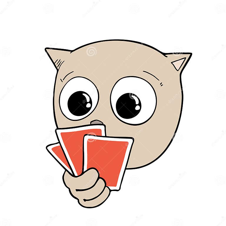 Animal playing cards stock vector. Illustration of isolated - 284094948