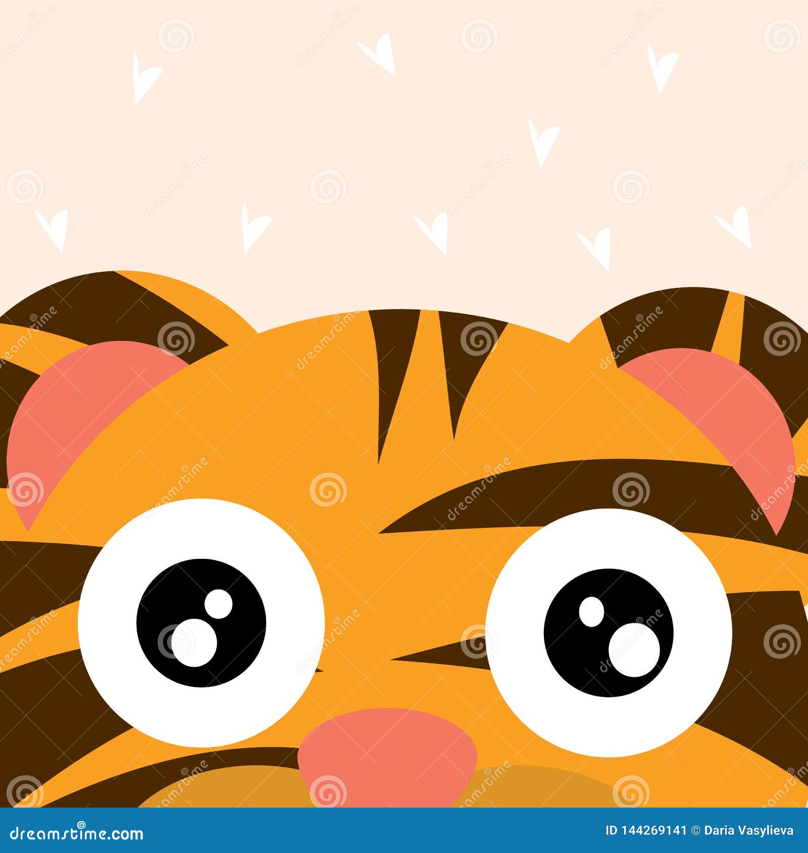 Animal portrait vector stock vector. Illustration of portrait - 144269141