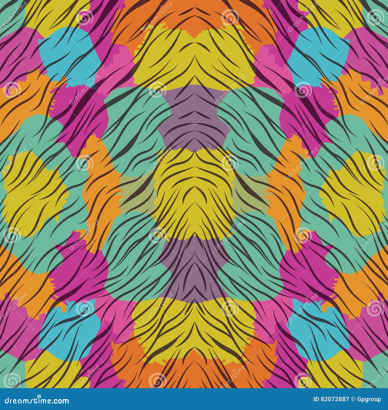 Animal Print Background Design Stock Vector - Illustration of jungle ...