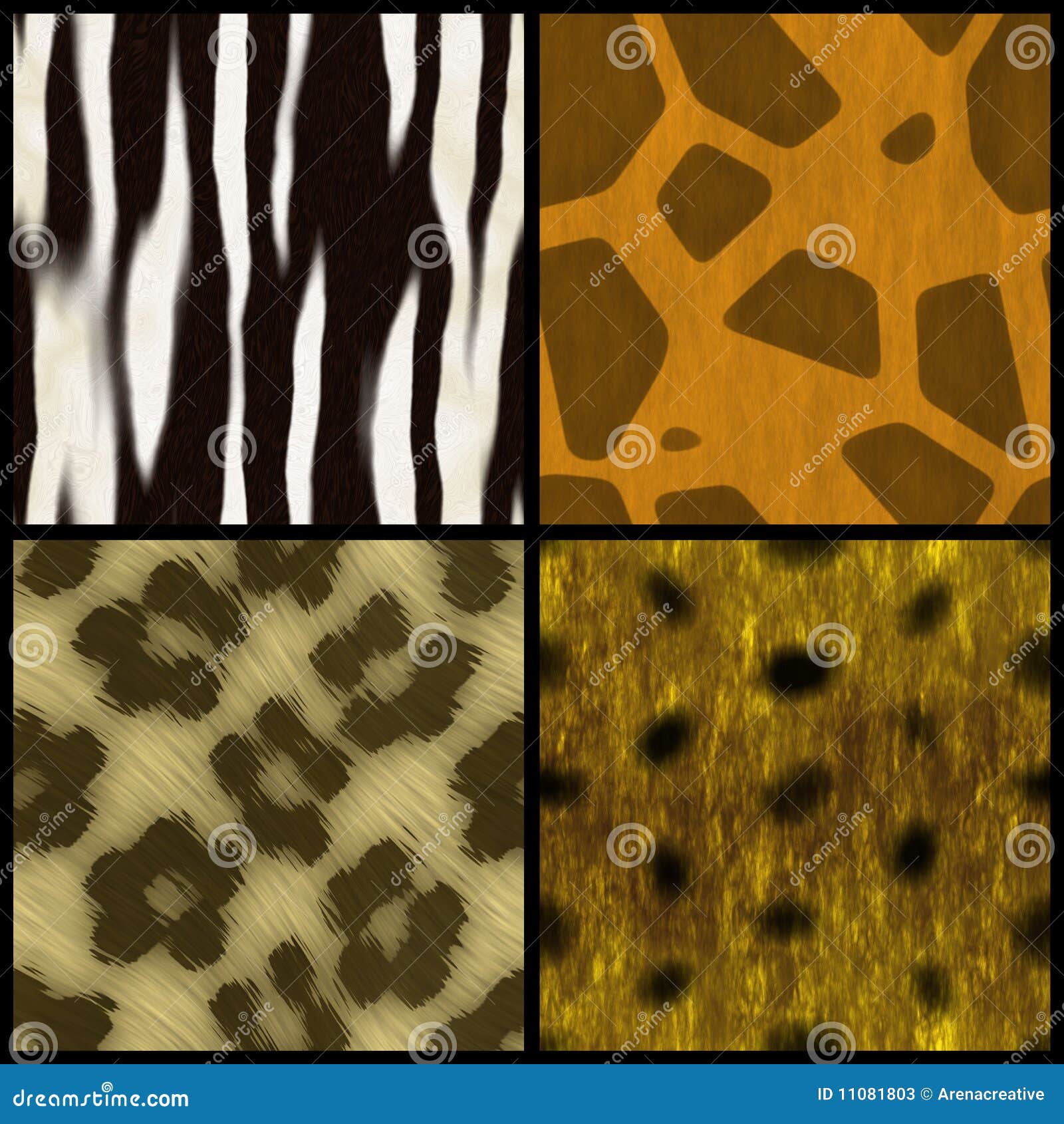 Animal Print Collection stock illustration. Illustration of safari ...