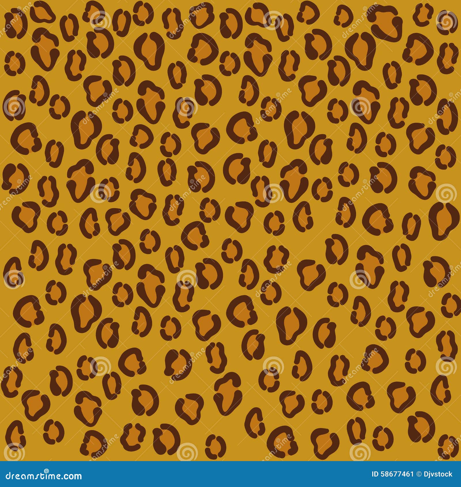 Animal print design. stock vector. Illustration of retro - 58677461