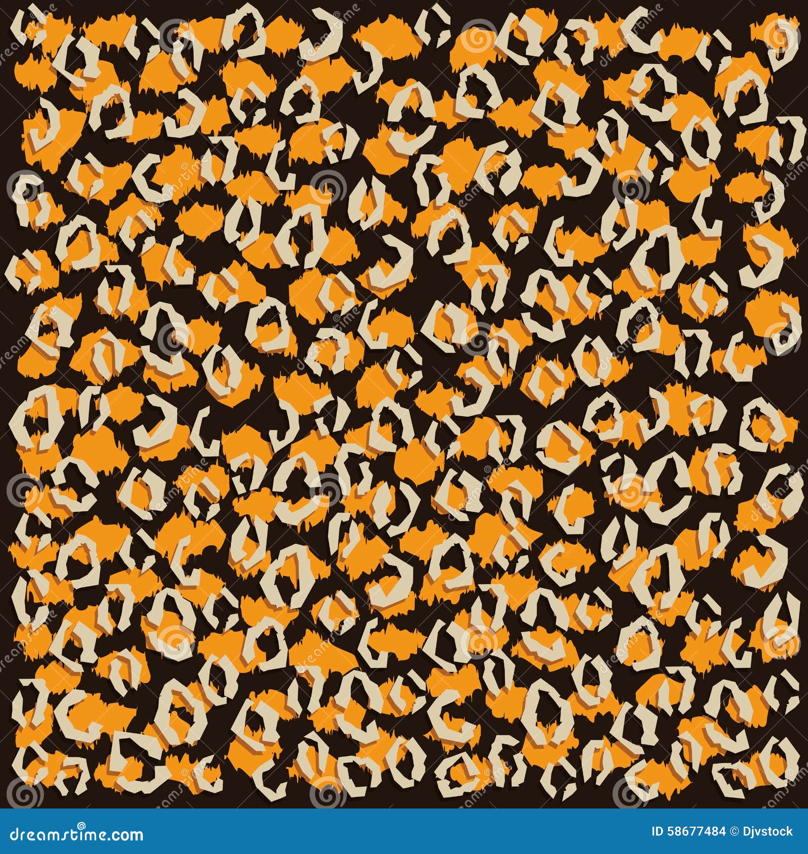 Animal print design. stock vector. Illustration of print - 58677484