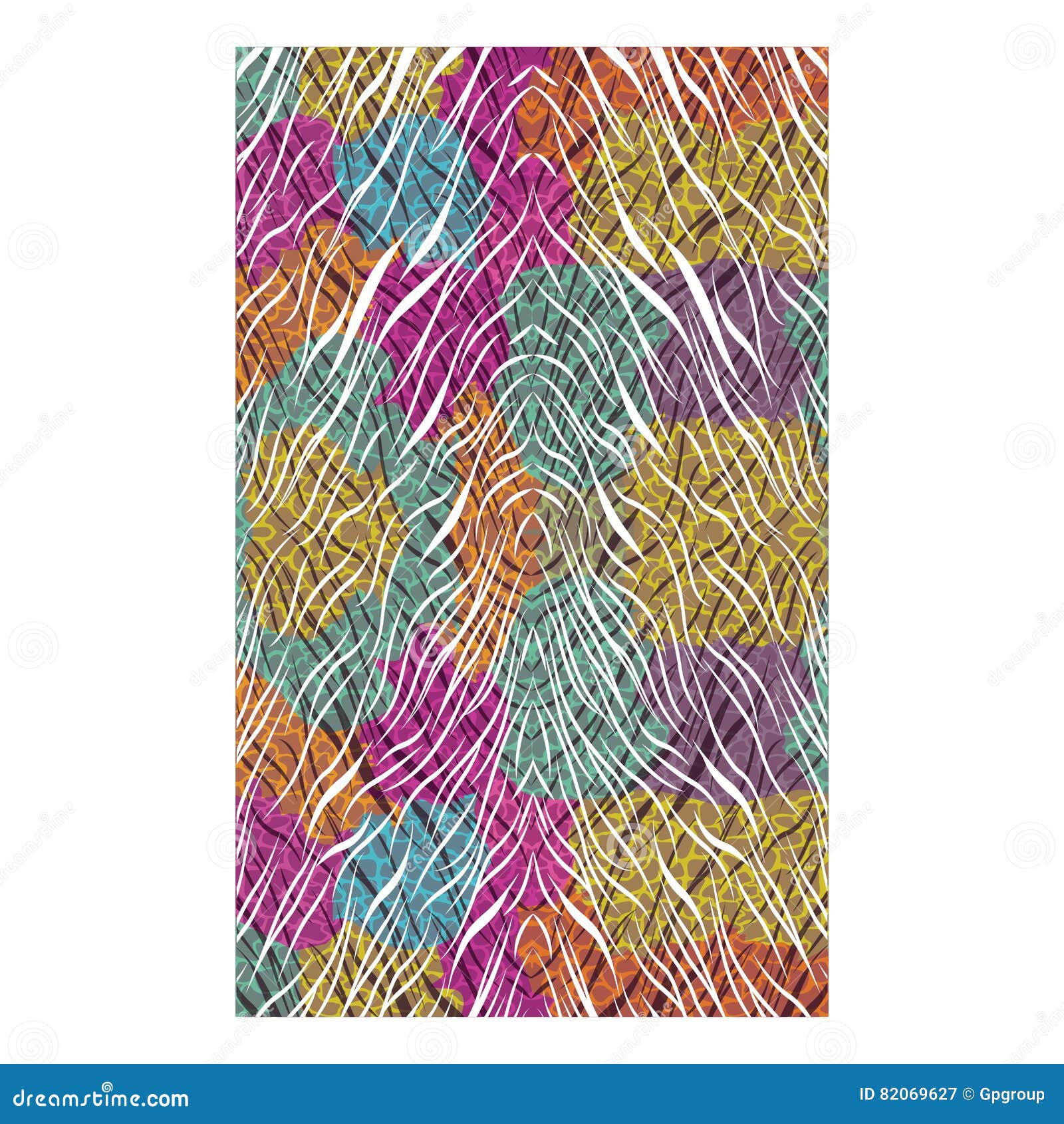 Animal print frame design stock vector. Illustration of ornament - 82069627