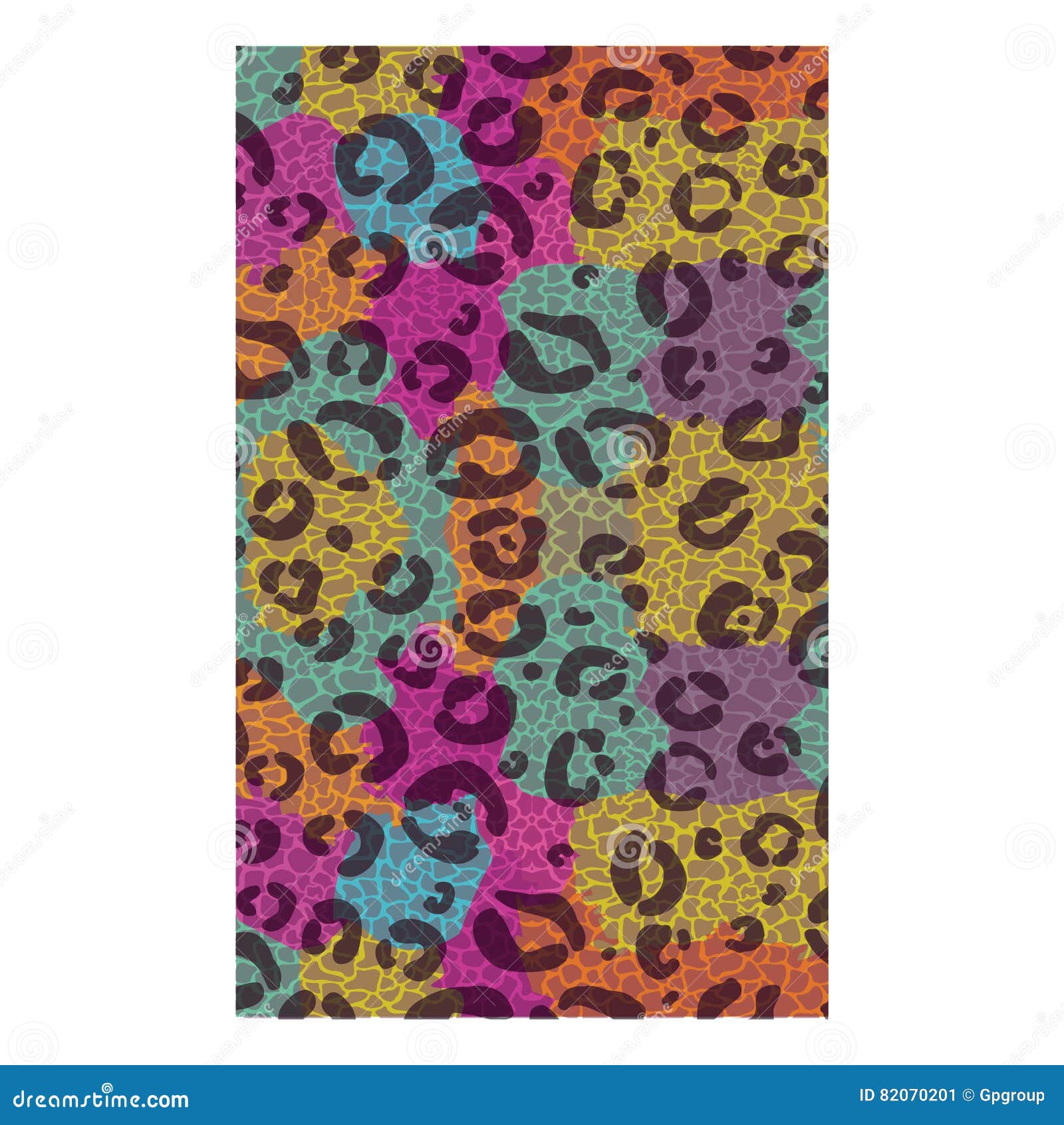 Animal print frame design stock vector. Illustration of fashionable ...