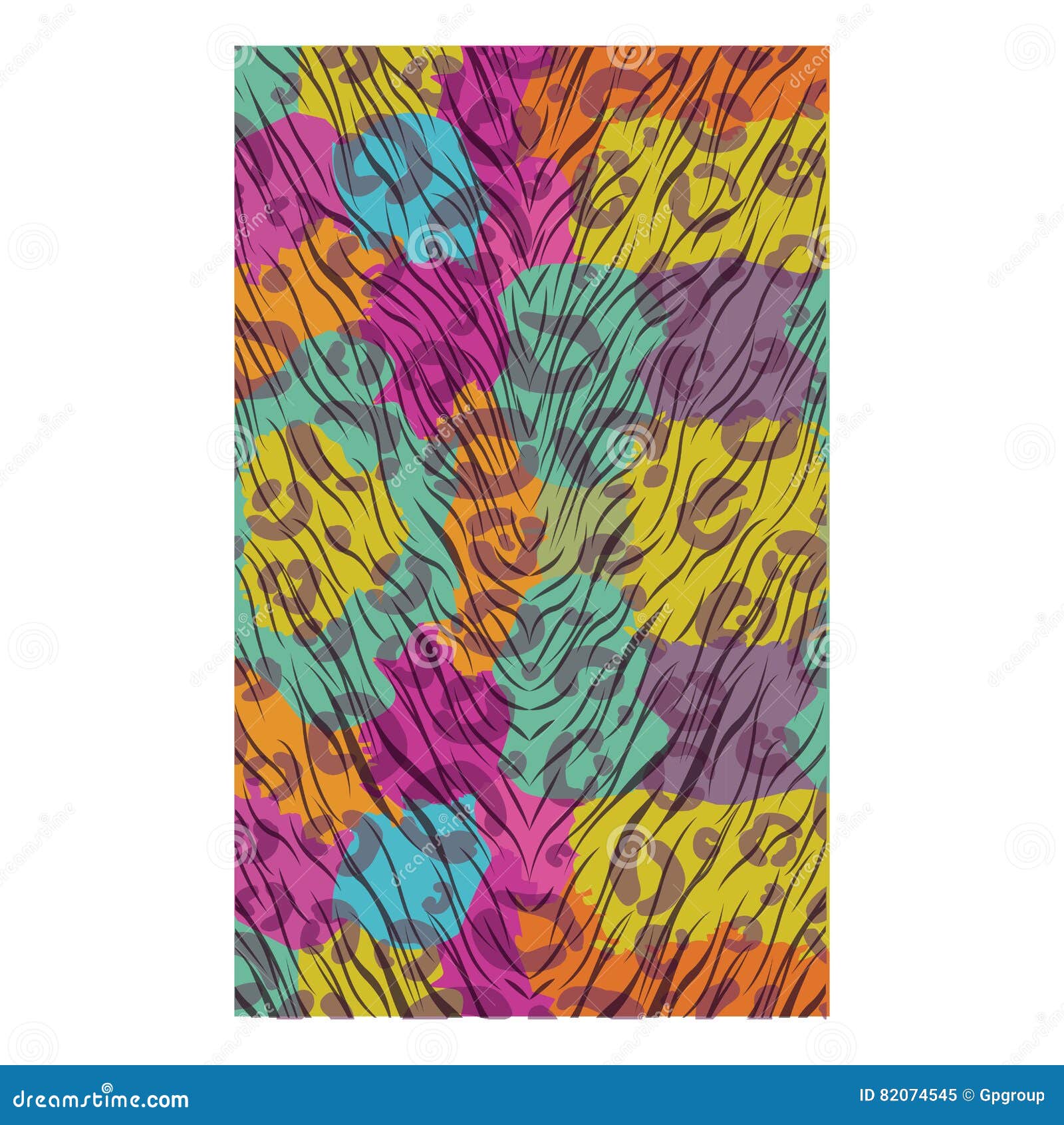 Animal print frame design stock vector. Illustration of wildlife - 82074545