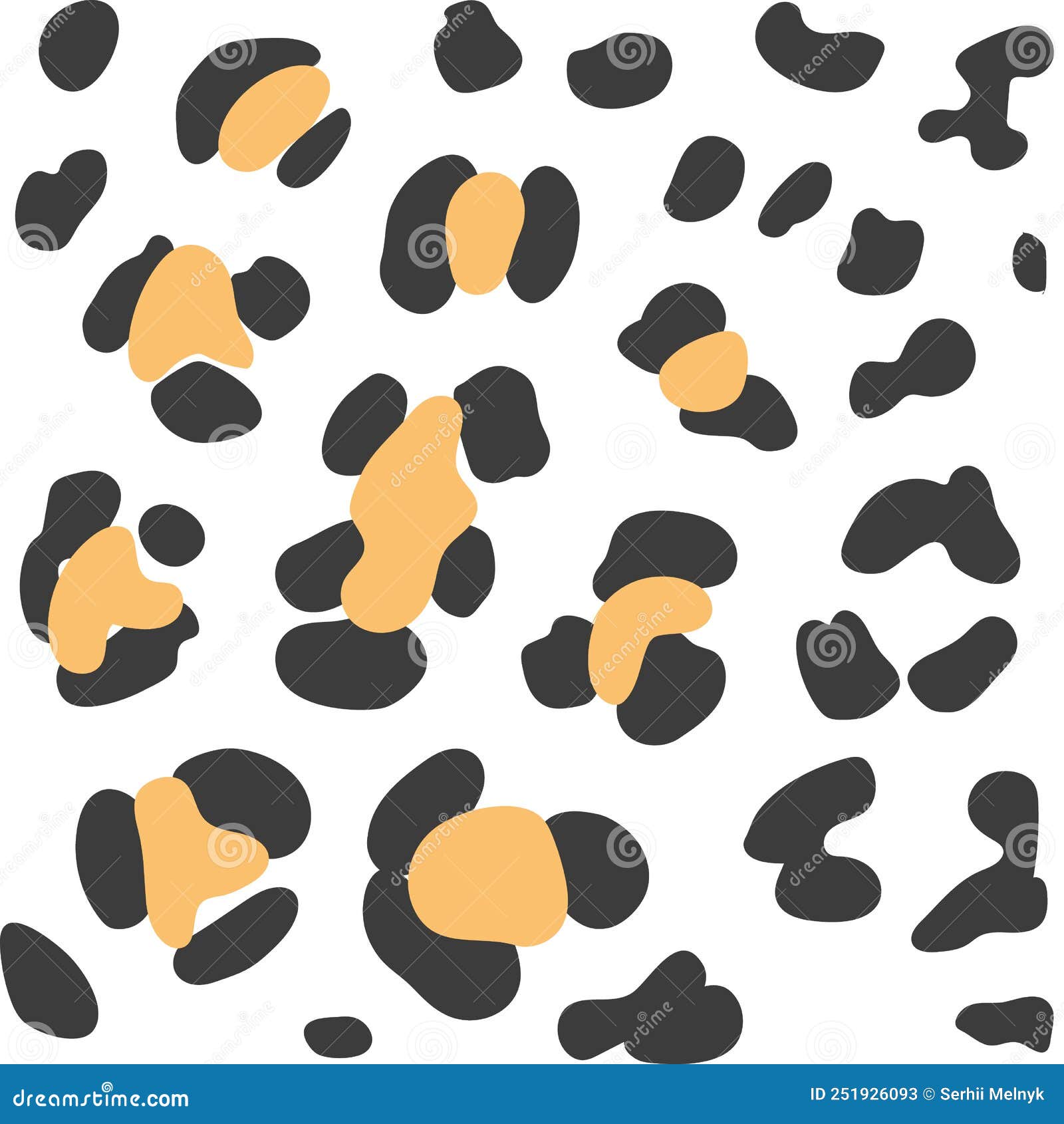 Animal print vector stock illustration. Illustration of safari - 251926093