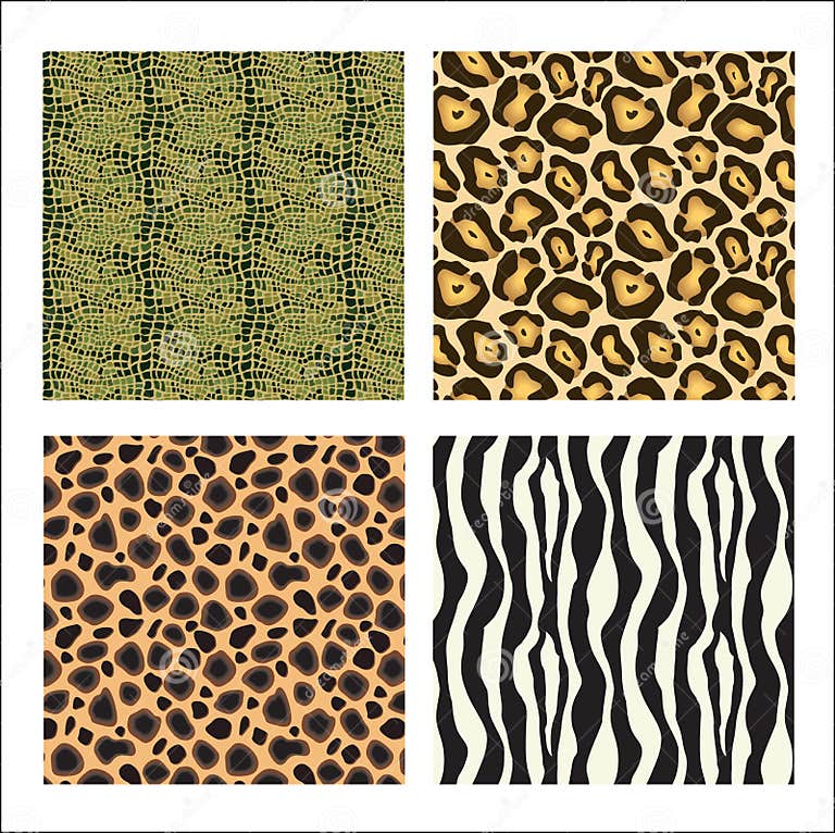 Animal prints stock vector. Illustration of colour, copper - 1569911