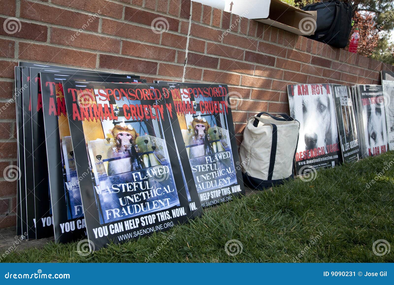Animal Rights Protest Banners Editorial Photo - Image of counter ...