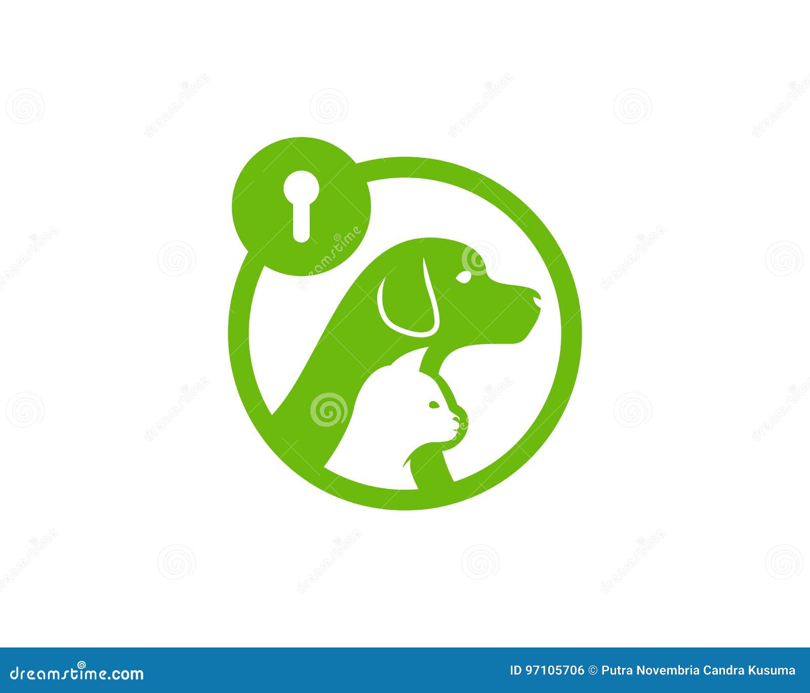 Animal Security Icon Logo Design Element Stock Vector - Illustration of ...