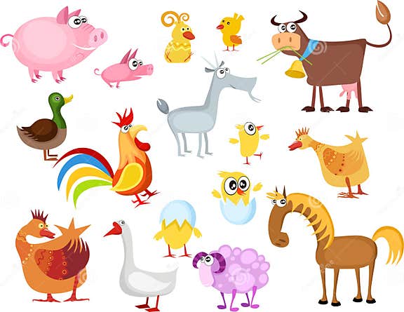 Animal set stock vector. Illustration of wildlife, natural - 13739461