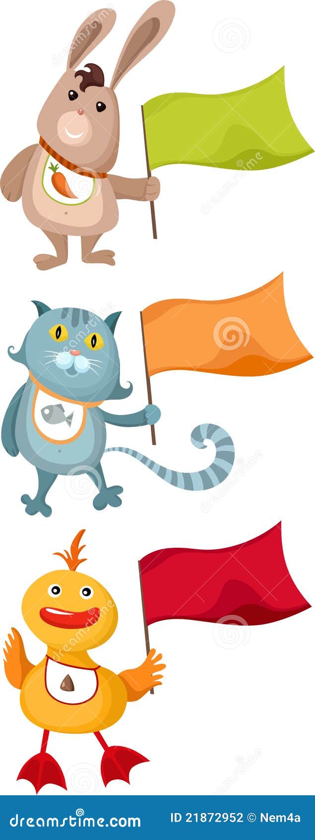 Animal set stock vector. Illustration of sweet, gift - 21872952