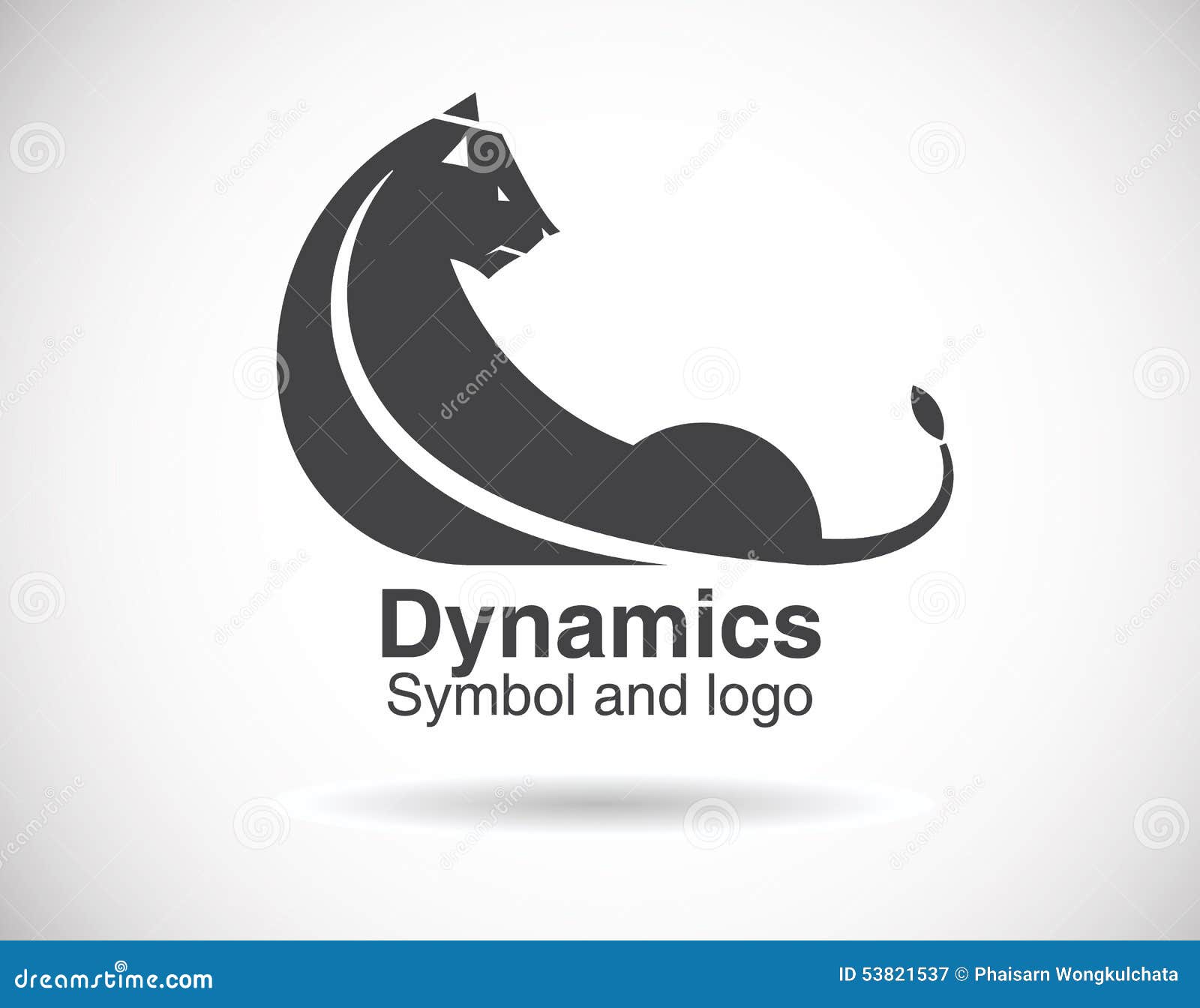 Animal Shape Logo Template. Stock Vector - Illustration of abstract ...