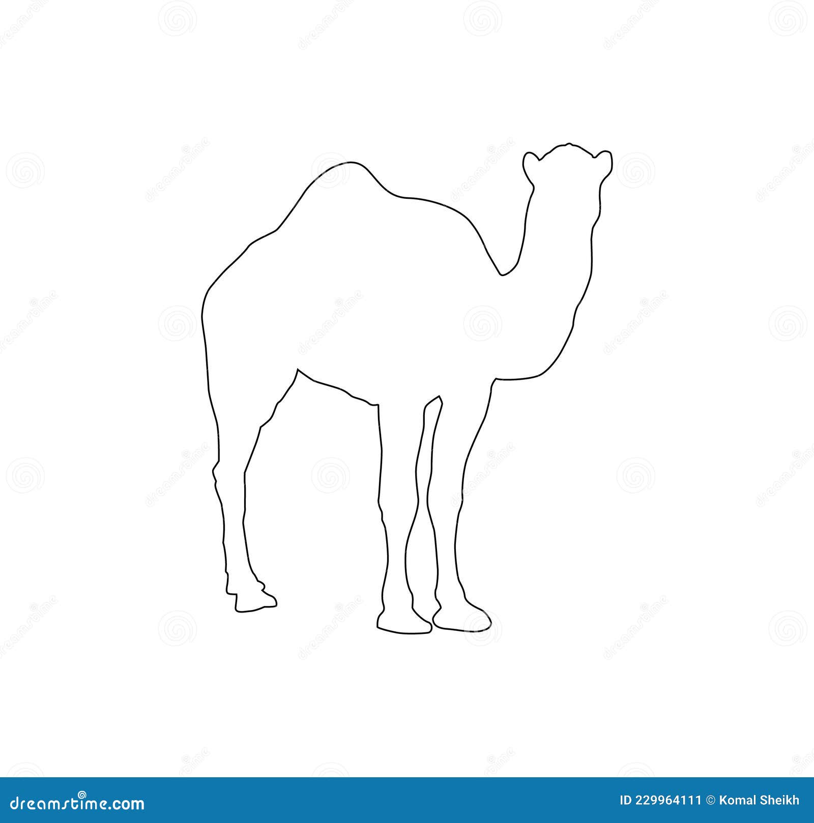 Camel With Creative Lettering, Vector Image | CartoonDealer.com #84807997