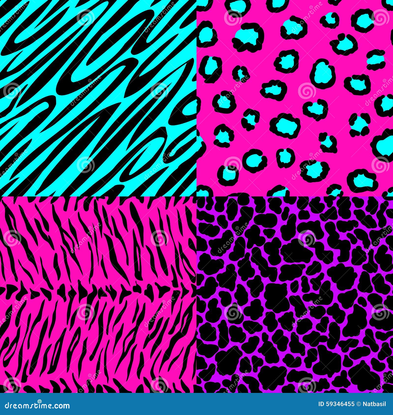 Colorful Animal Prints Patterns