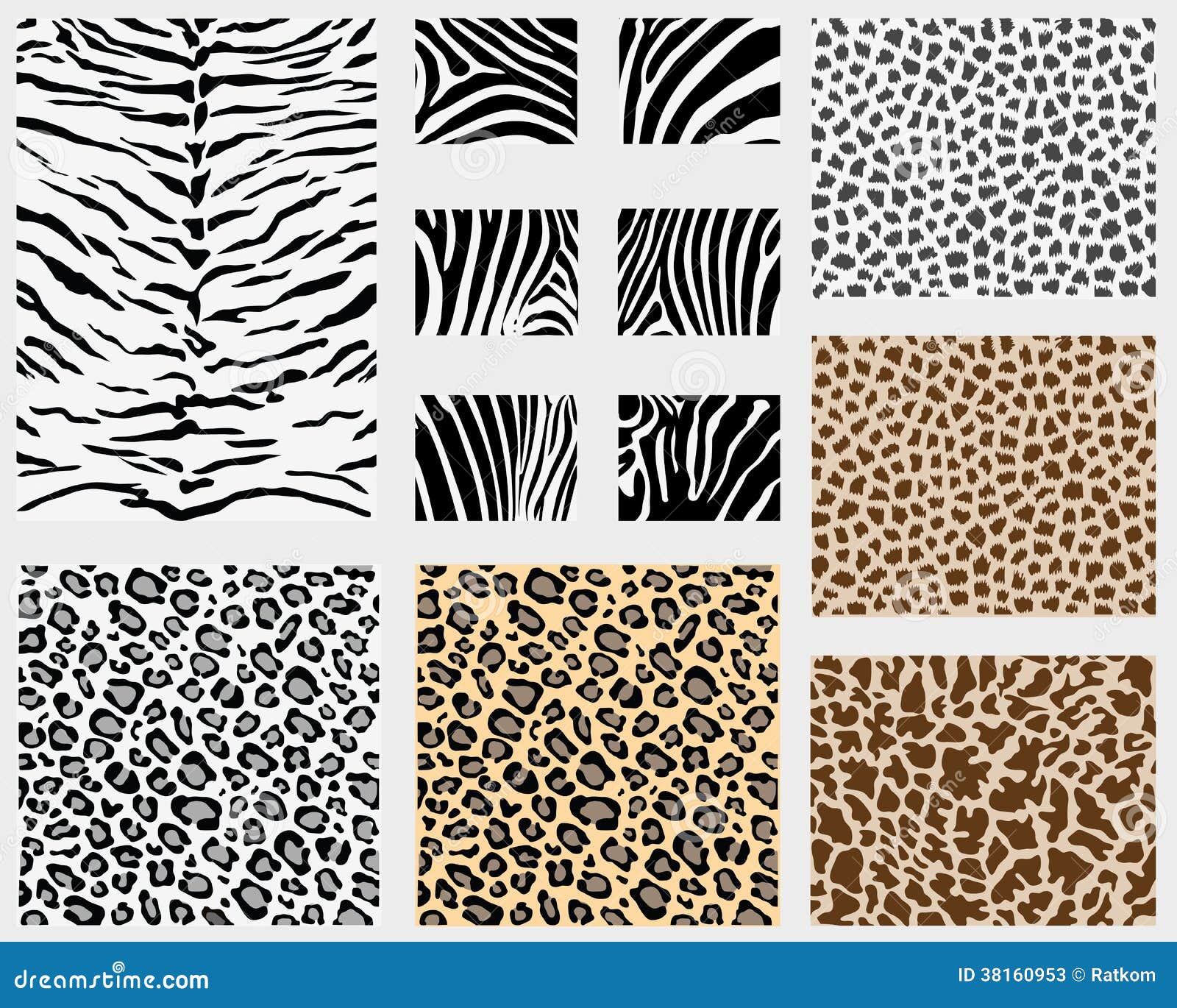 Animal skins stock illustration. Illustration of skin - 38160953