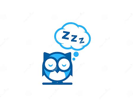 Animal Sleep Icon Logo Design Element Stock Illustration - Illustration ...