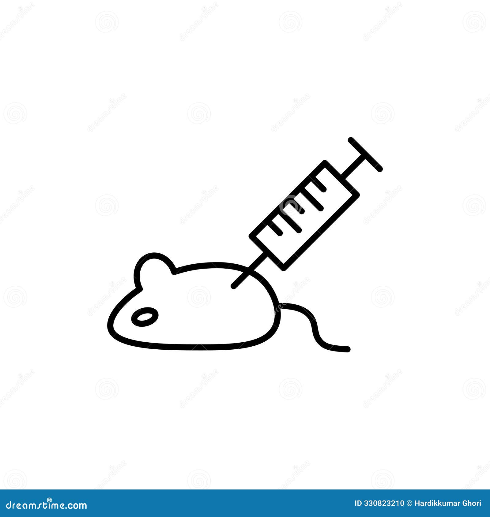 Animal testing icon stock illustration. Illustration of experimental ...