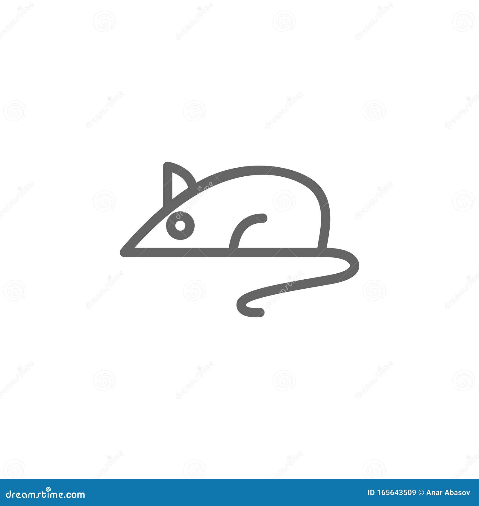 Animal Testing, Mouse, Rat Icon. Element of Bio Engineering ...