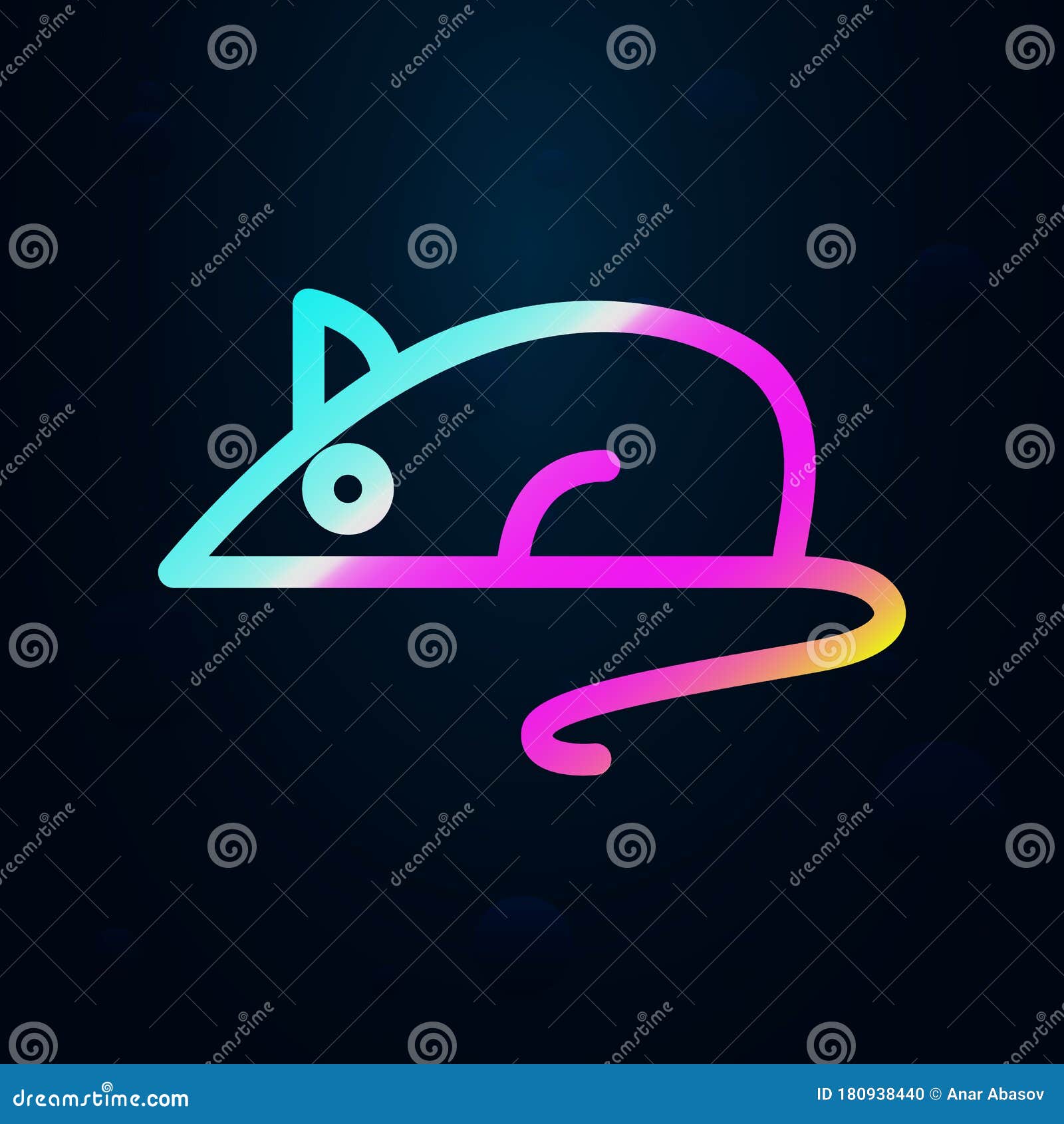 Animal Testing, Mouse, Rat Nolan Icon. Simple Thin Line, Outline Vector ...