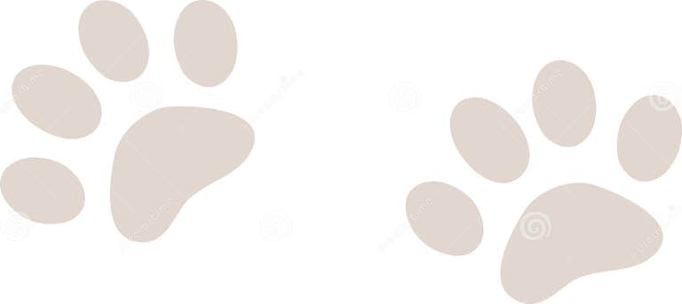 Animal Track Paws stock vector. Illustration of animal - 283639380