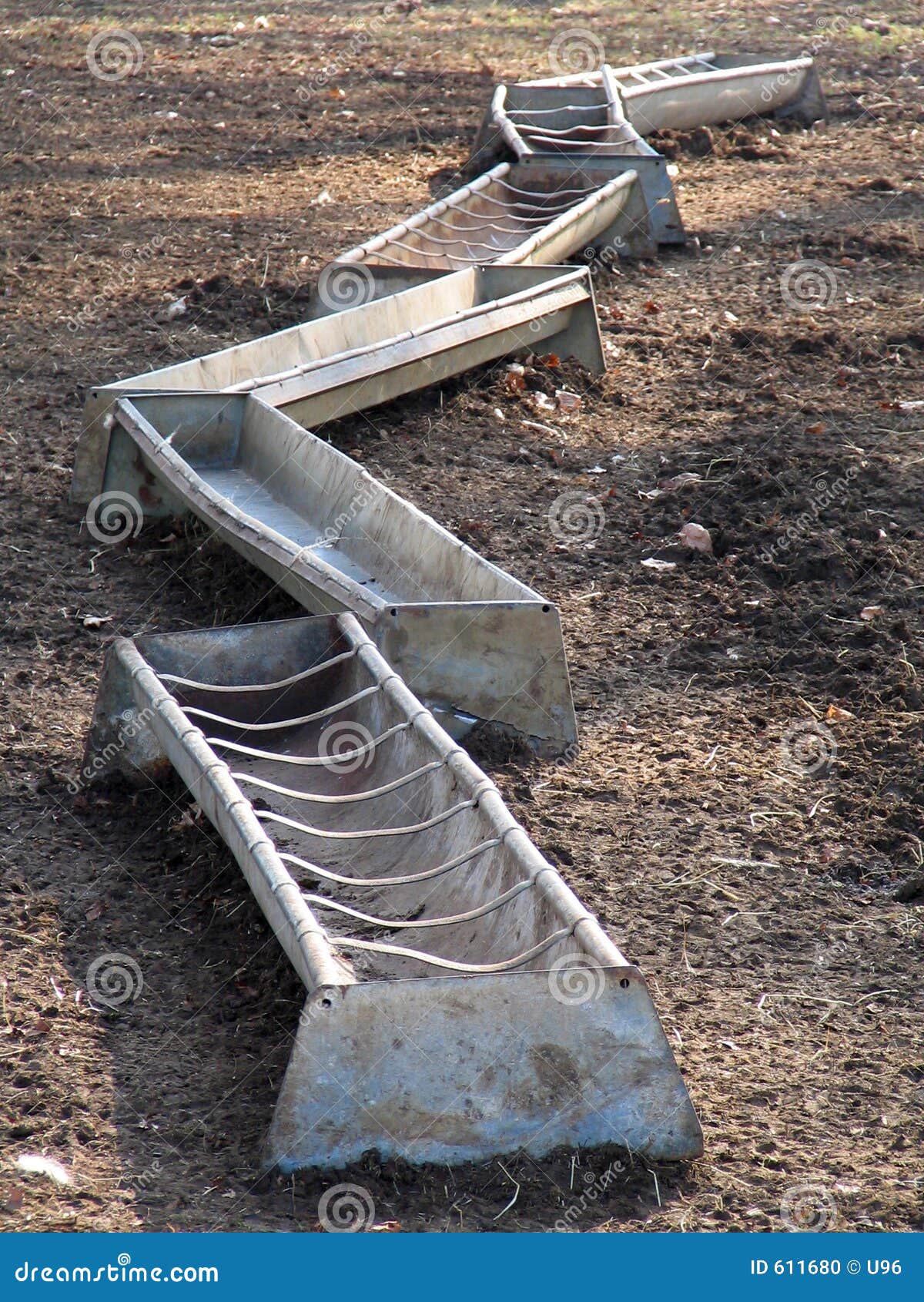 Animal troughs stock photo. Image of farm, fodder, hungry - 611680