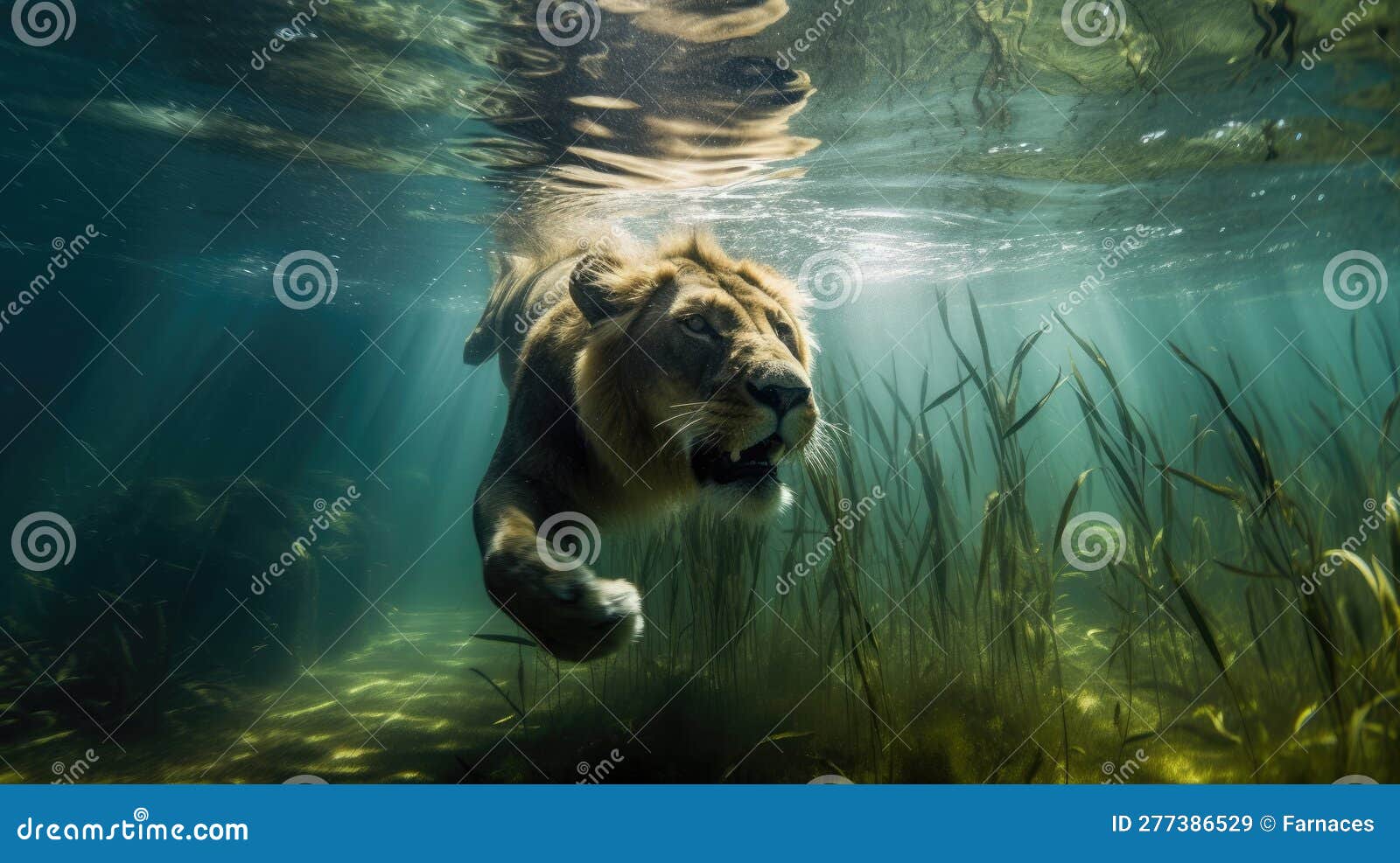 Animal under water stock illustration. Illustration of carnivore ...