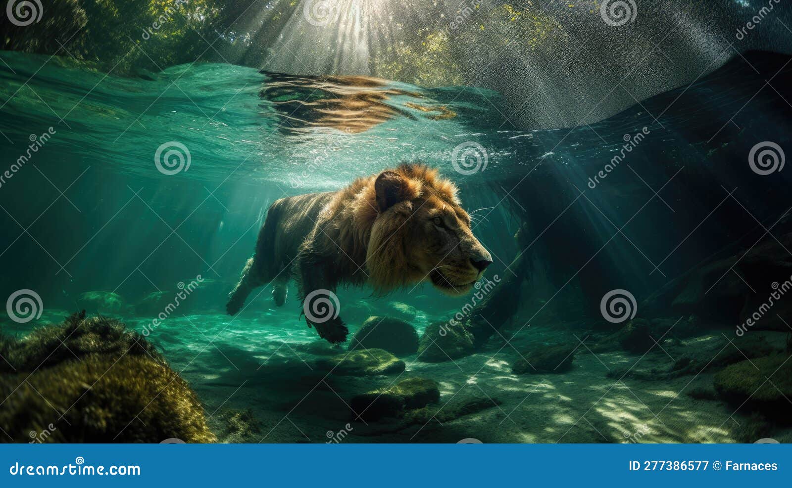 Animal under water stock illustration. Illustration of animal - 277386577