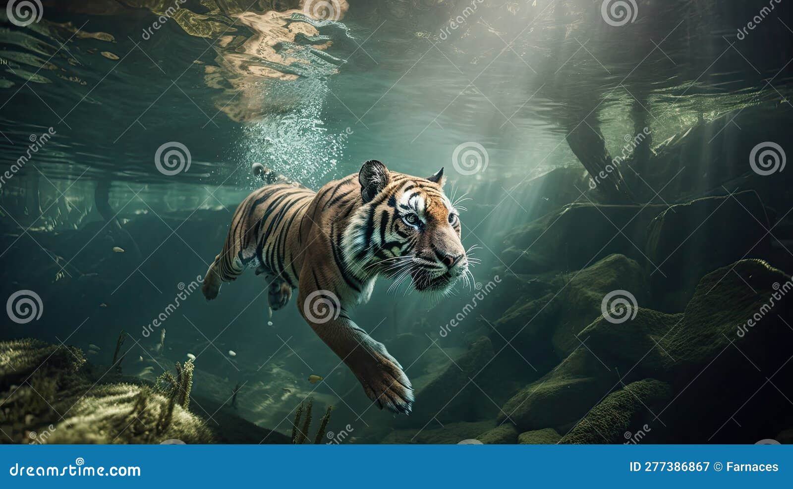 Animal under water stock illustration. Illustration of beautiful ...