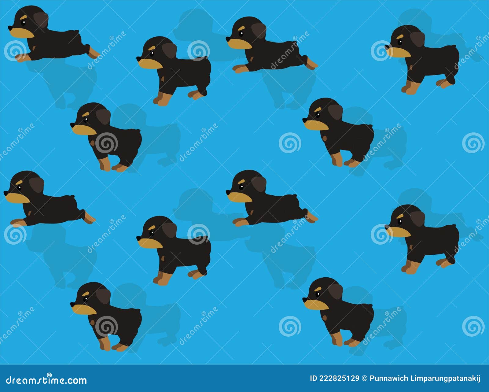 Running Boy Sequence. Little Man Run Steps Animation, Profile Motion 2d ...