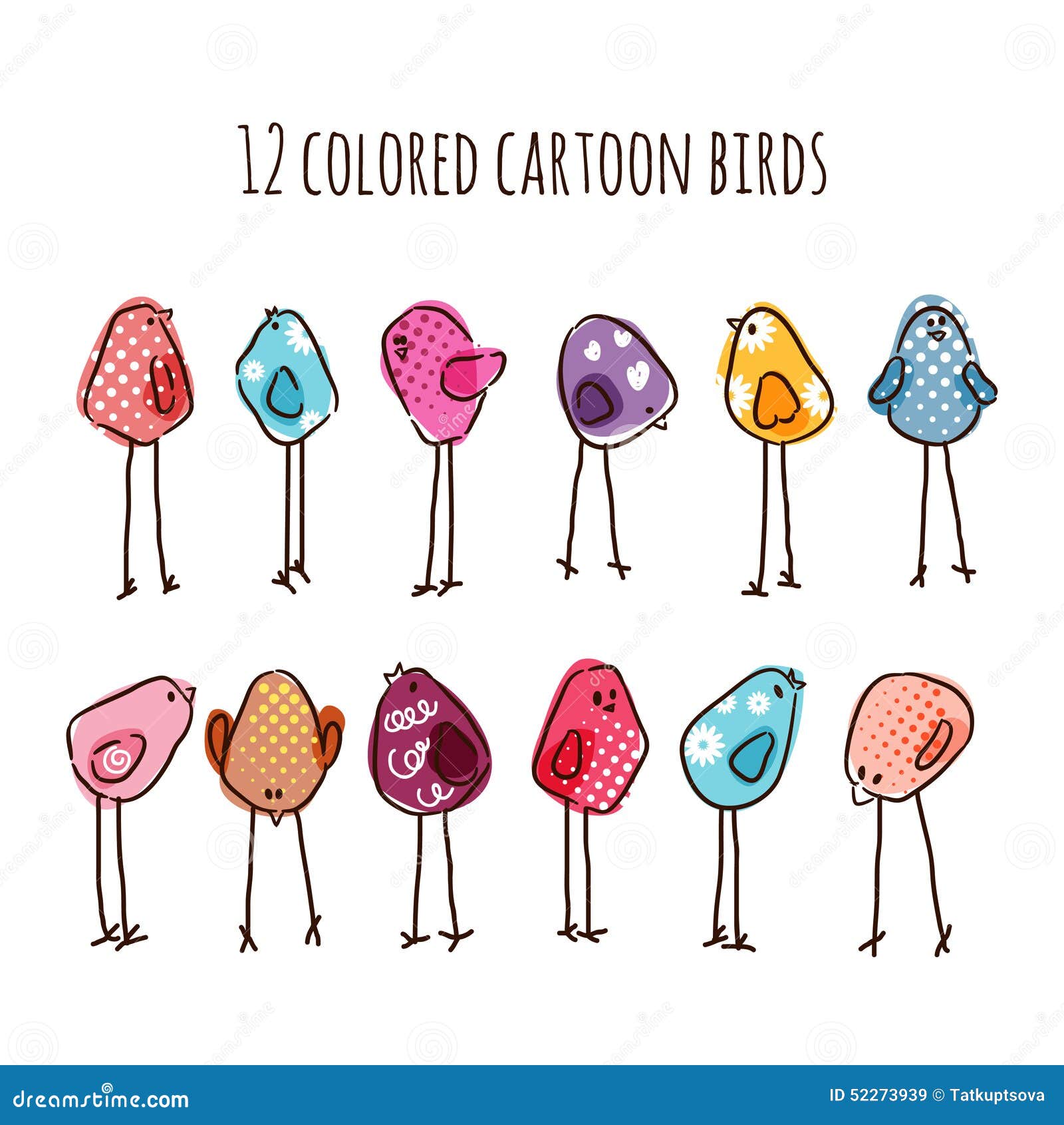 Animal zoo/birds stock vector. Illustration of clip, icon - 52273939