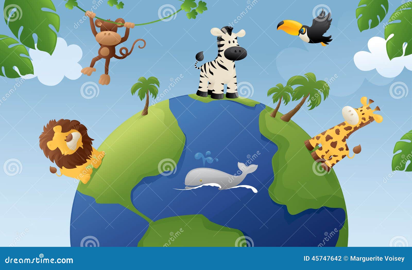 Animales del mundo ilustración del vector. Ilustración de hipoglucemia ...