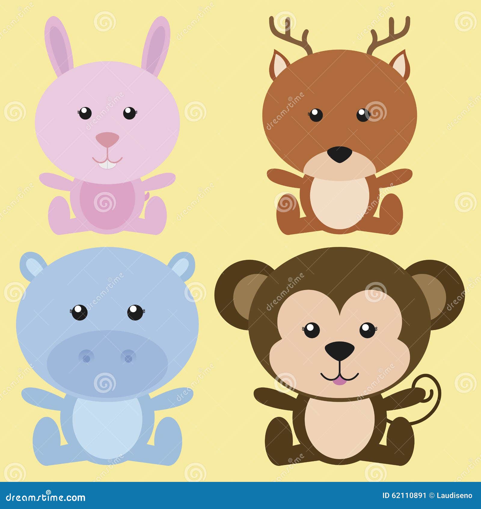 Animals stock vector. Illustration of beautiful, abstract - 62110891