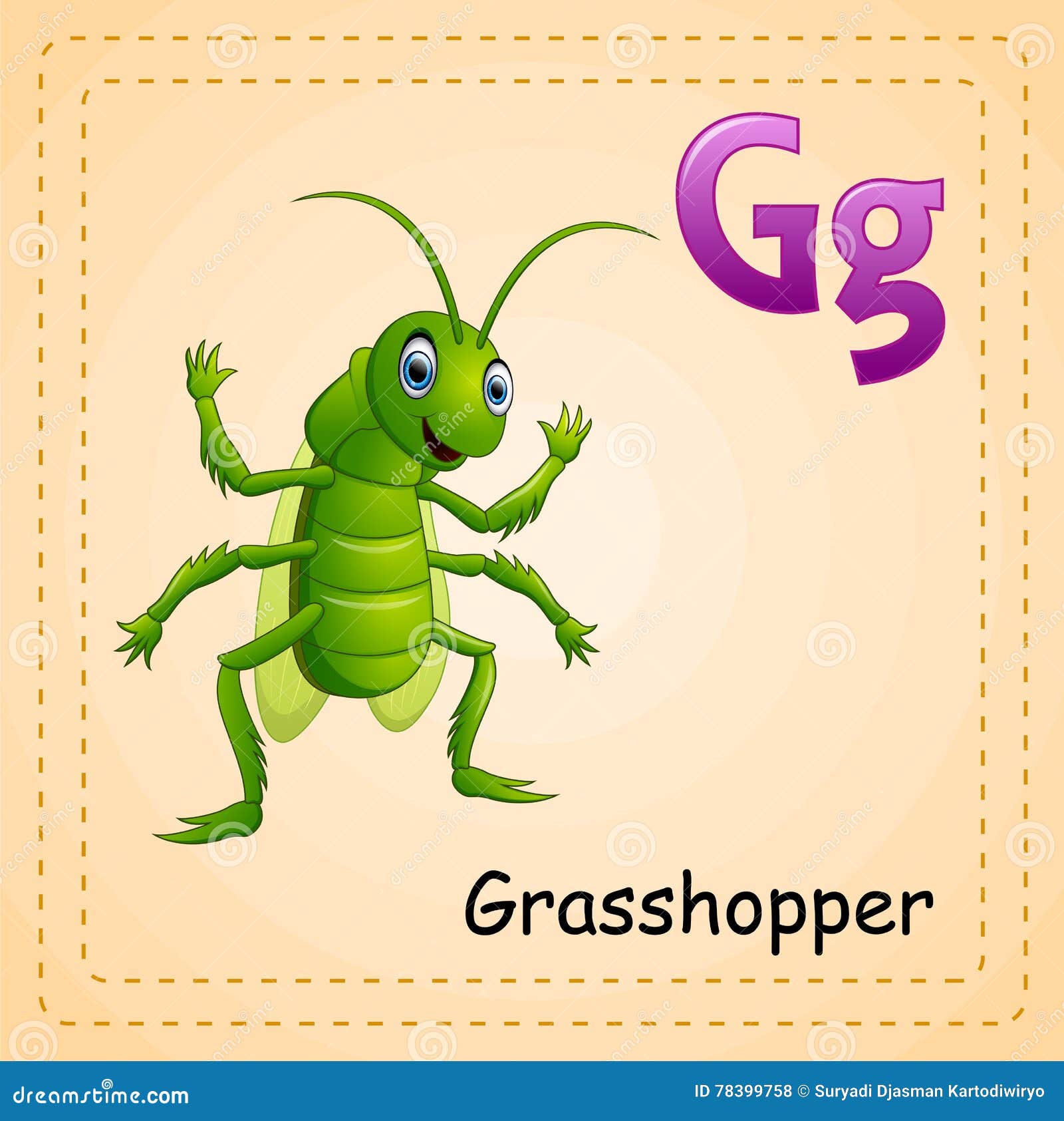 Grasshopper, Grig, Ladybird, Worm, Applegrub, Cutworm, Beetle ...