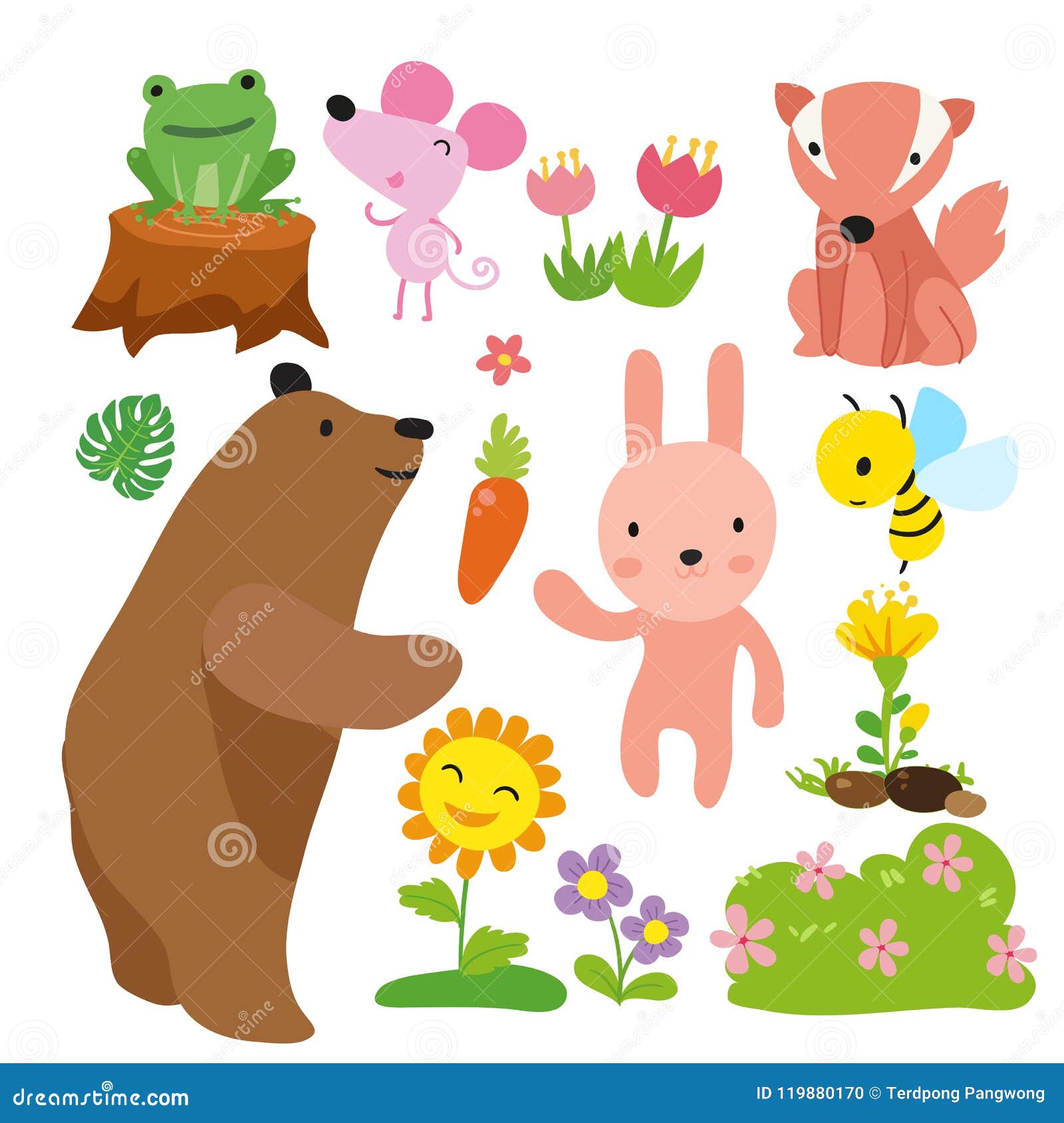 Animals character design stock illustration. Illustration of design ...