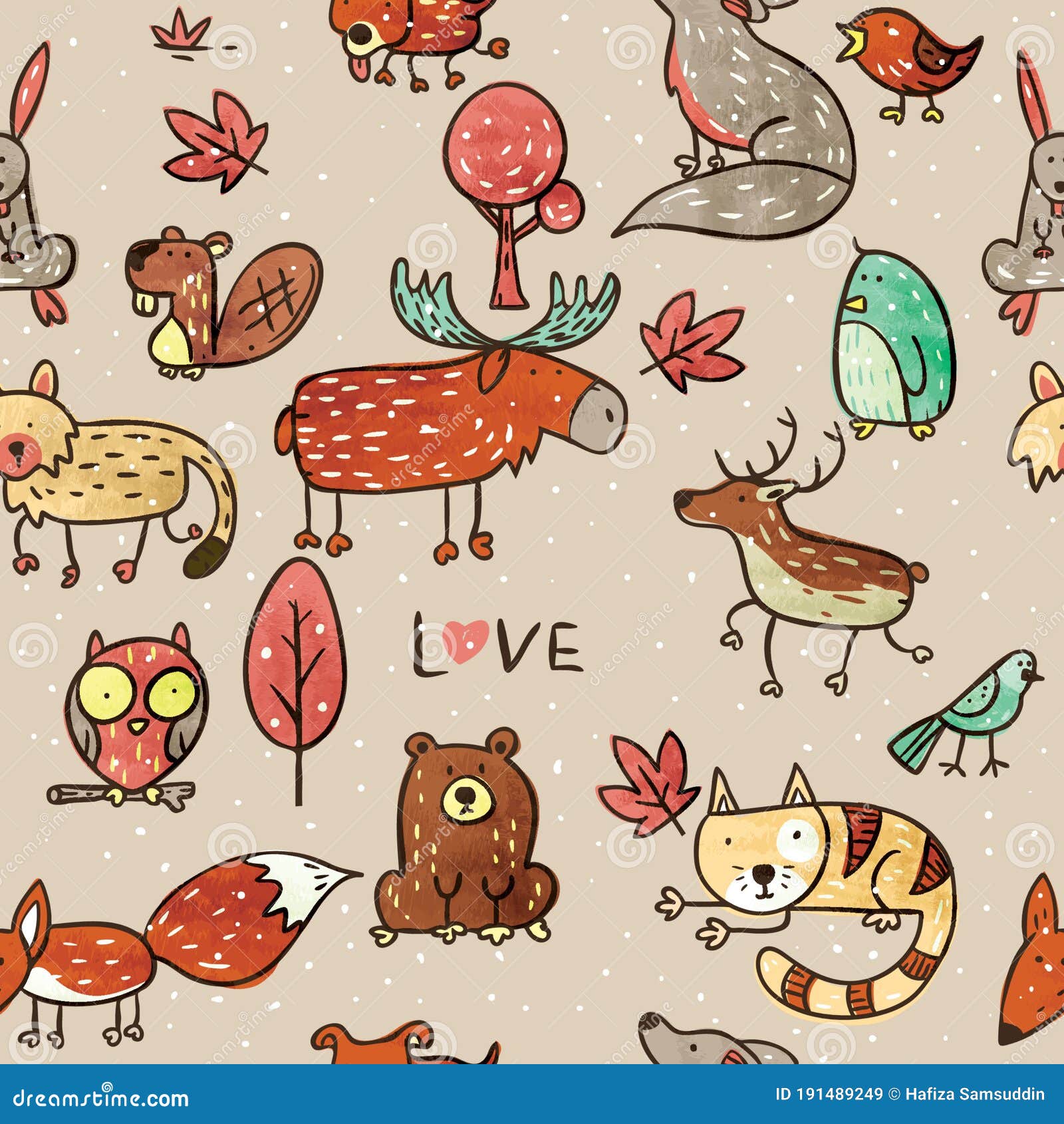 Animals Design. Vector Illustration Decorative Design Stock Vector ...