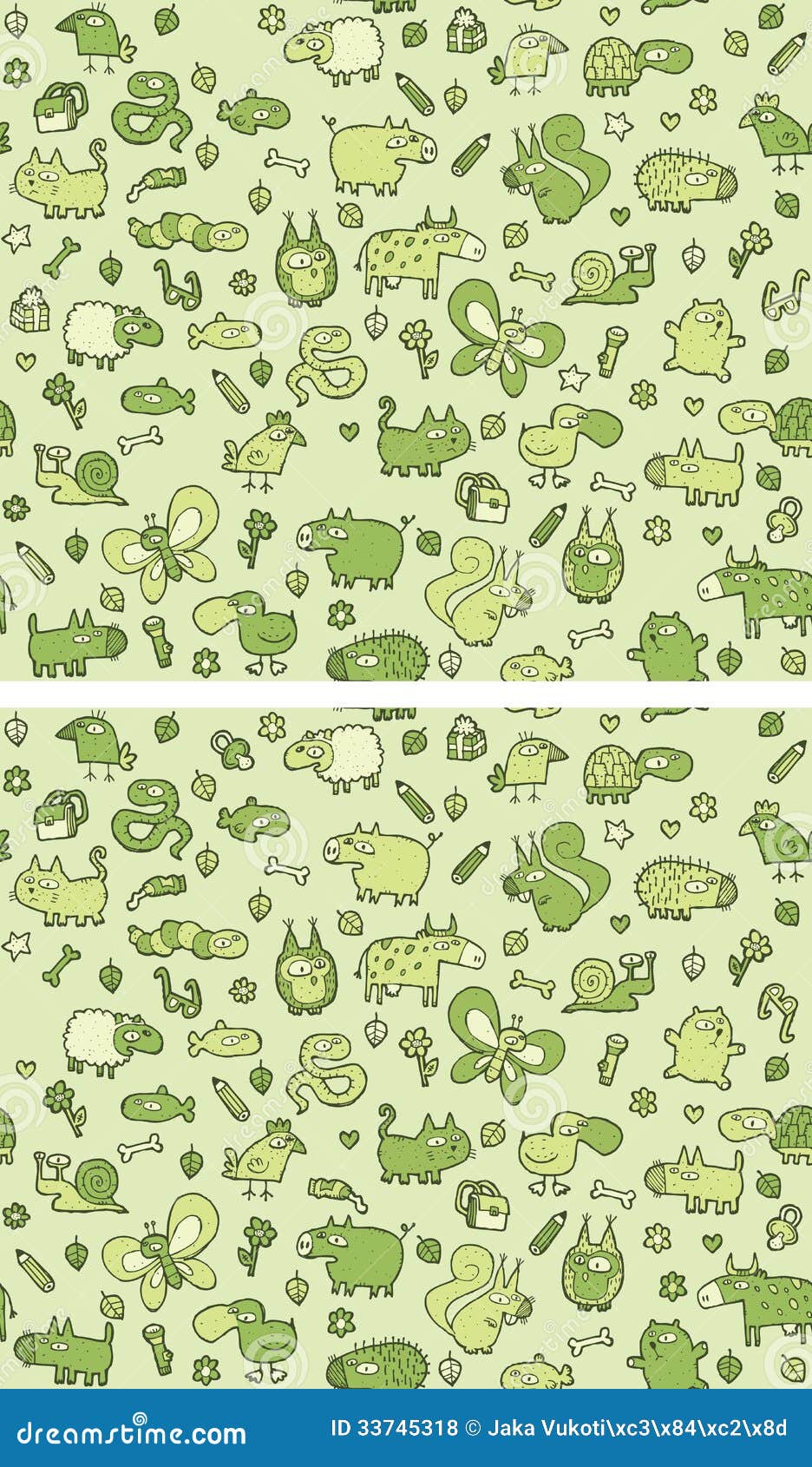 Animals-10 Differences Stock Photography | CartoonDealer.com #32374136