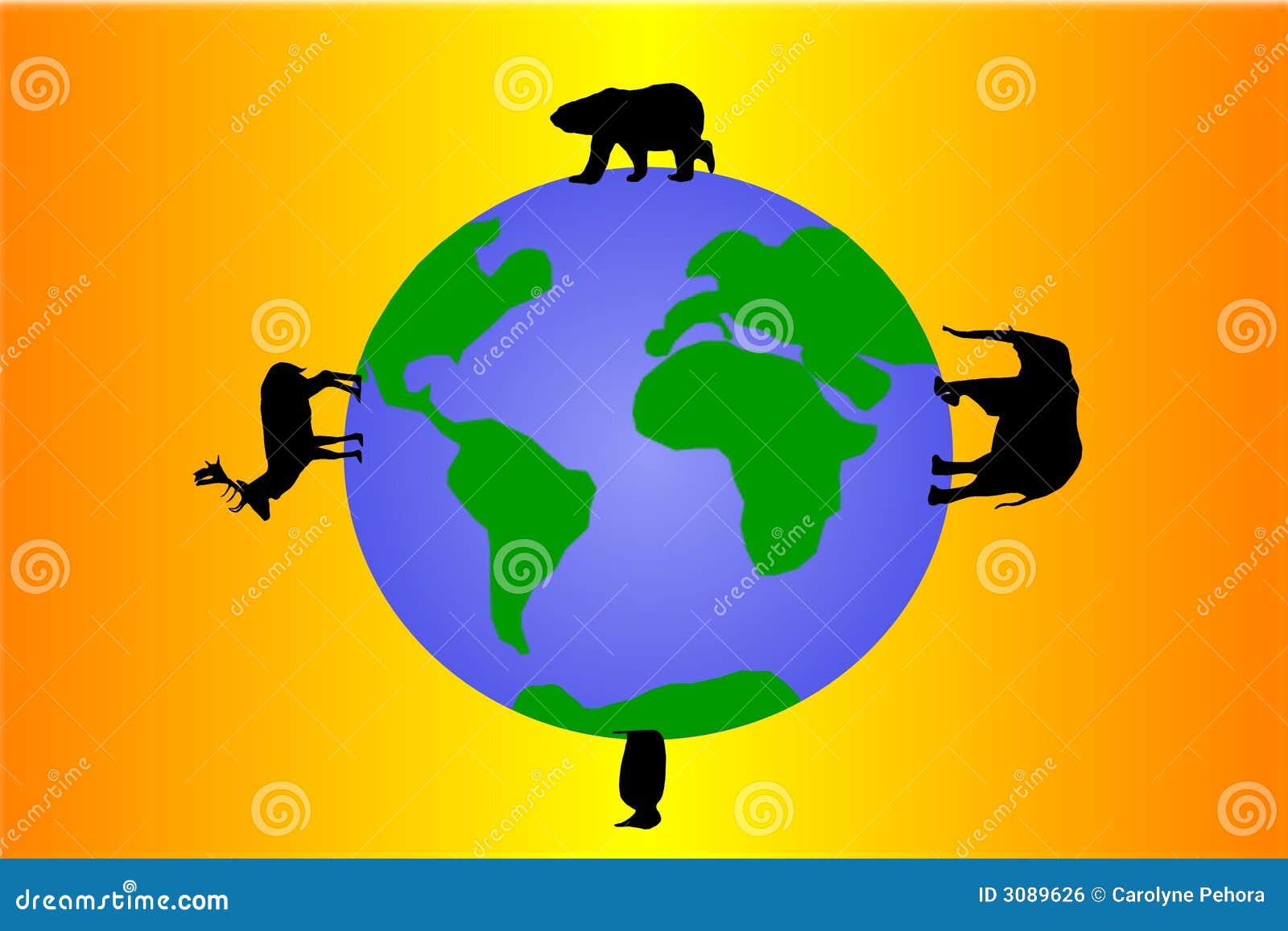 Illustration Earth Animals Stock Illustrations – 4,925 Illustration ...