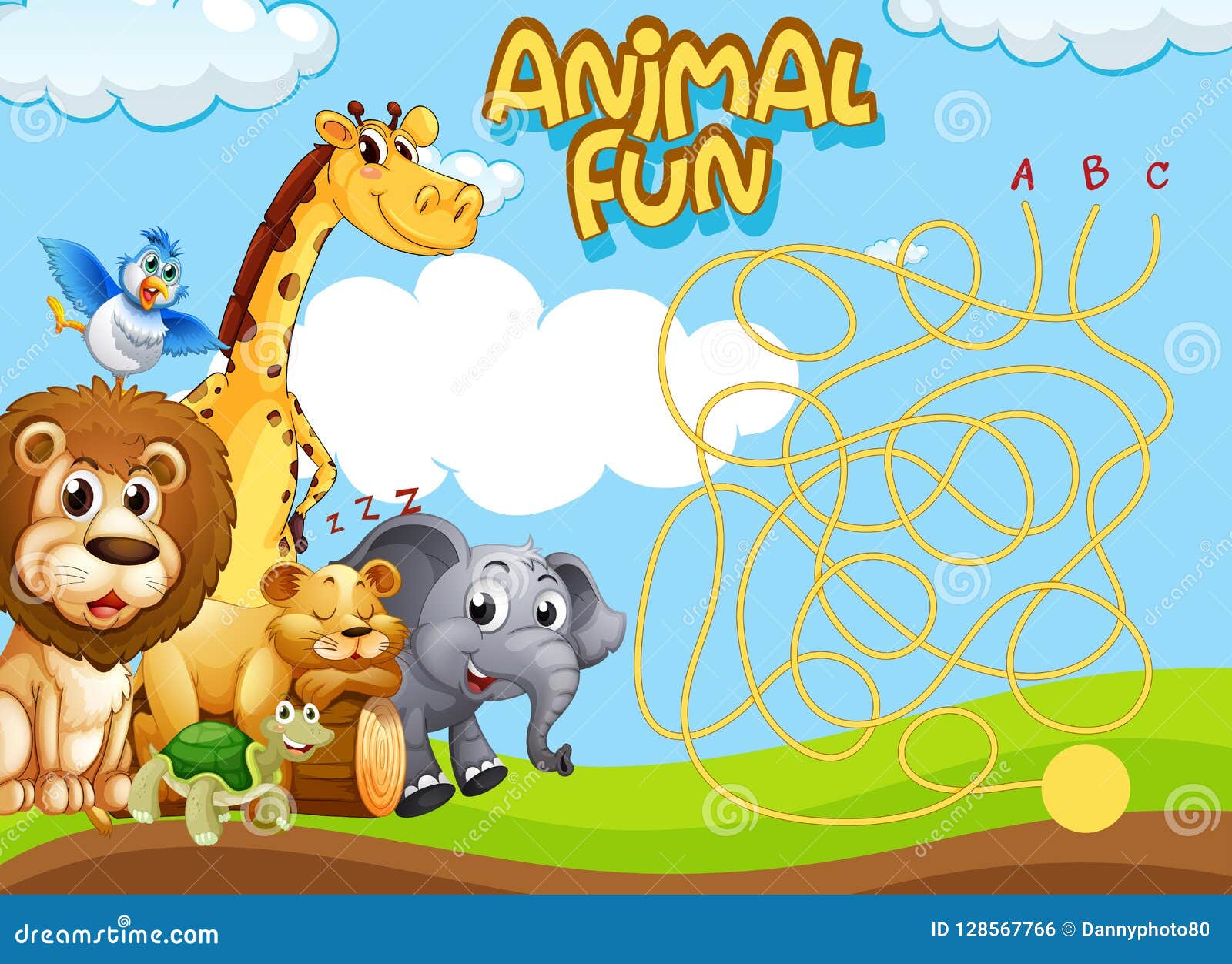 Animals Maze Stock Illustrations – 1,286 Animals Maze Stock ...