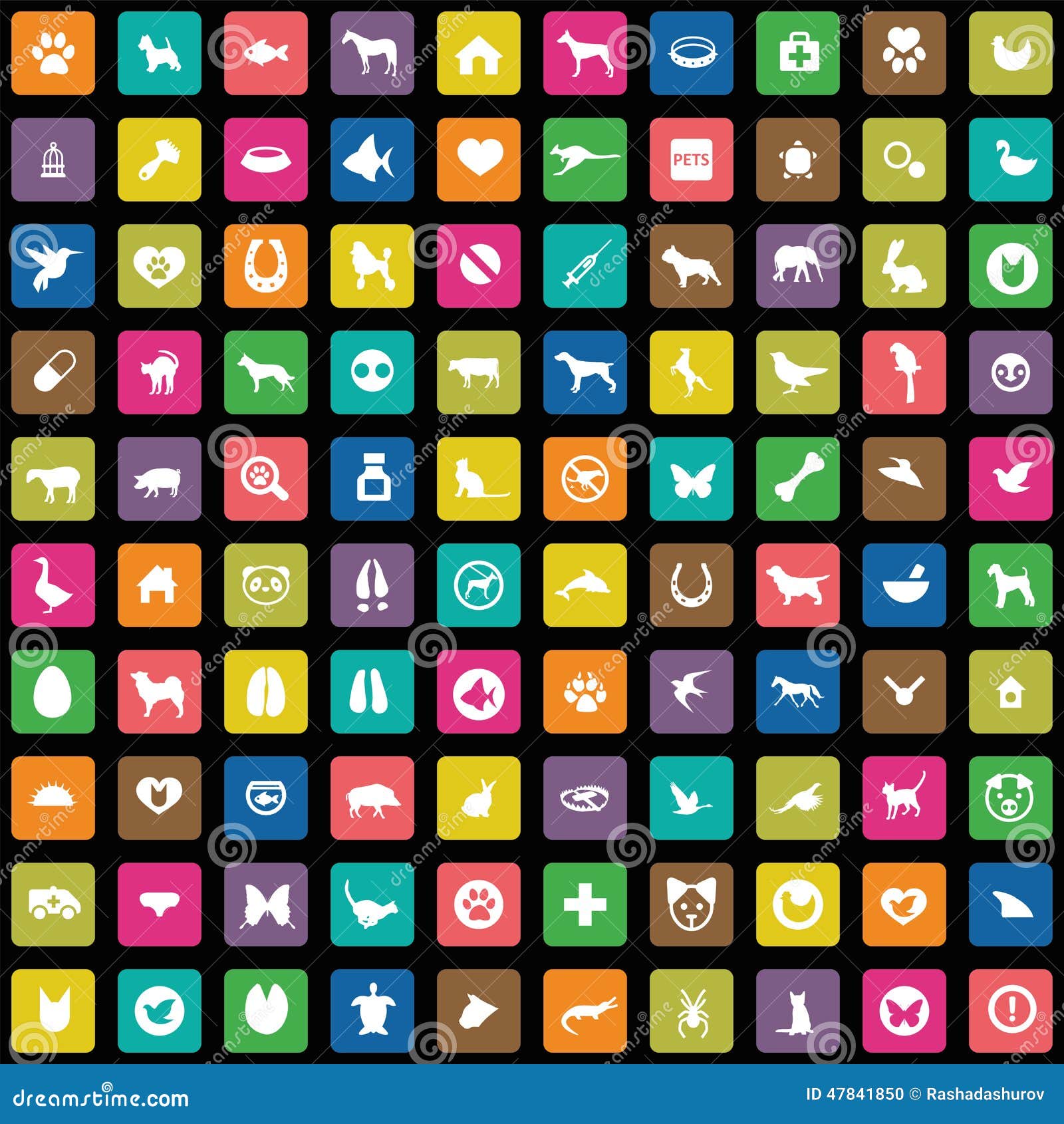 Pets Icons. Cat Paw With Clutches Sign. Cartoon Vector | CartoonDealer ...