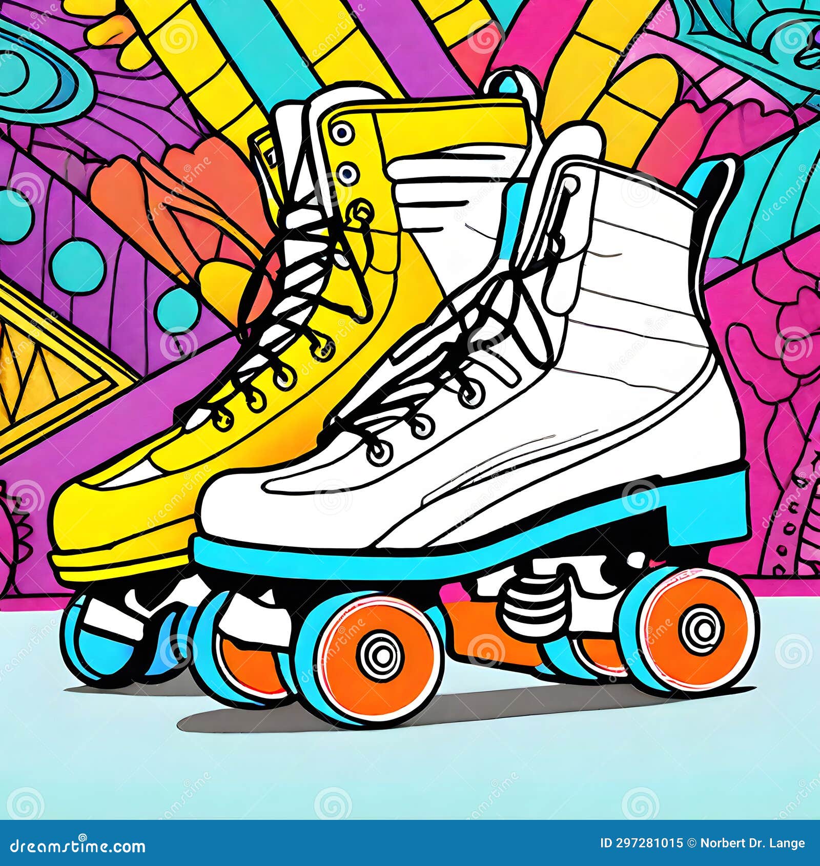 Animals Skating, AI-generatet Stock Illustration - Illustration of skater, parody: 297281015