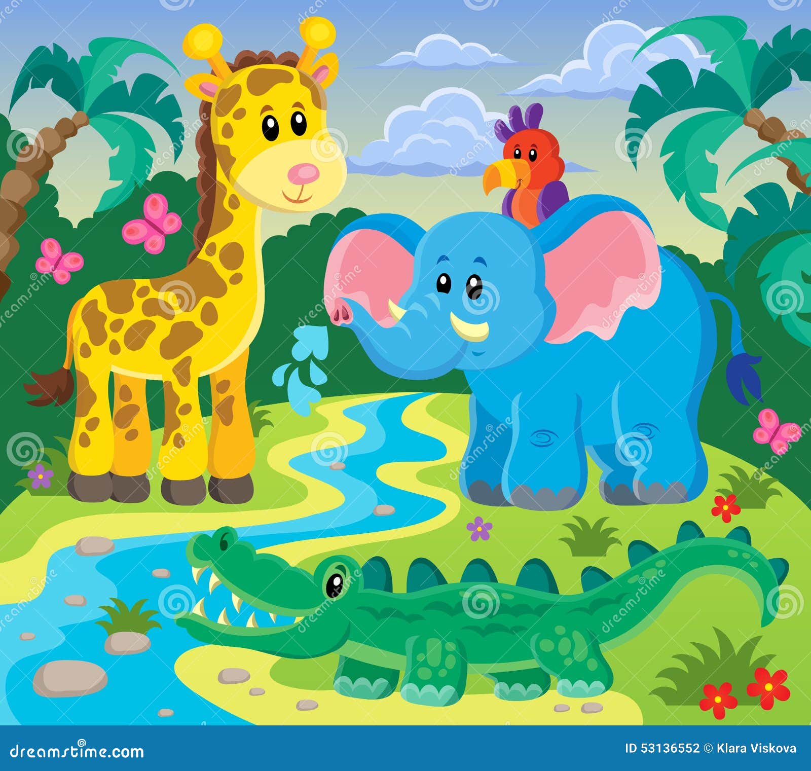 Animals topic image 1 stock vector. Illustration of artwork - 53136552