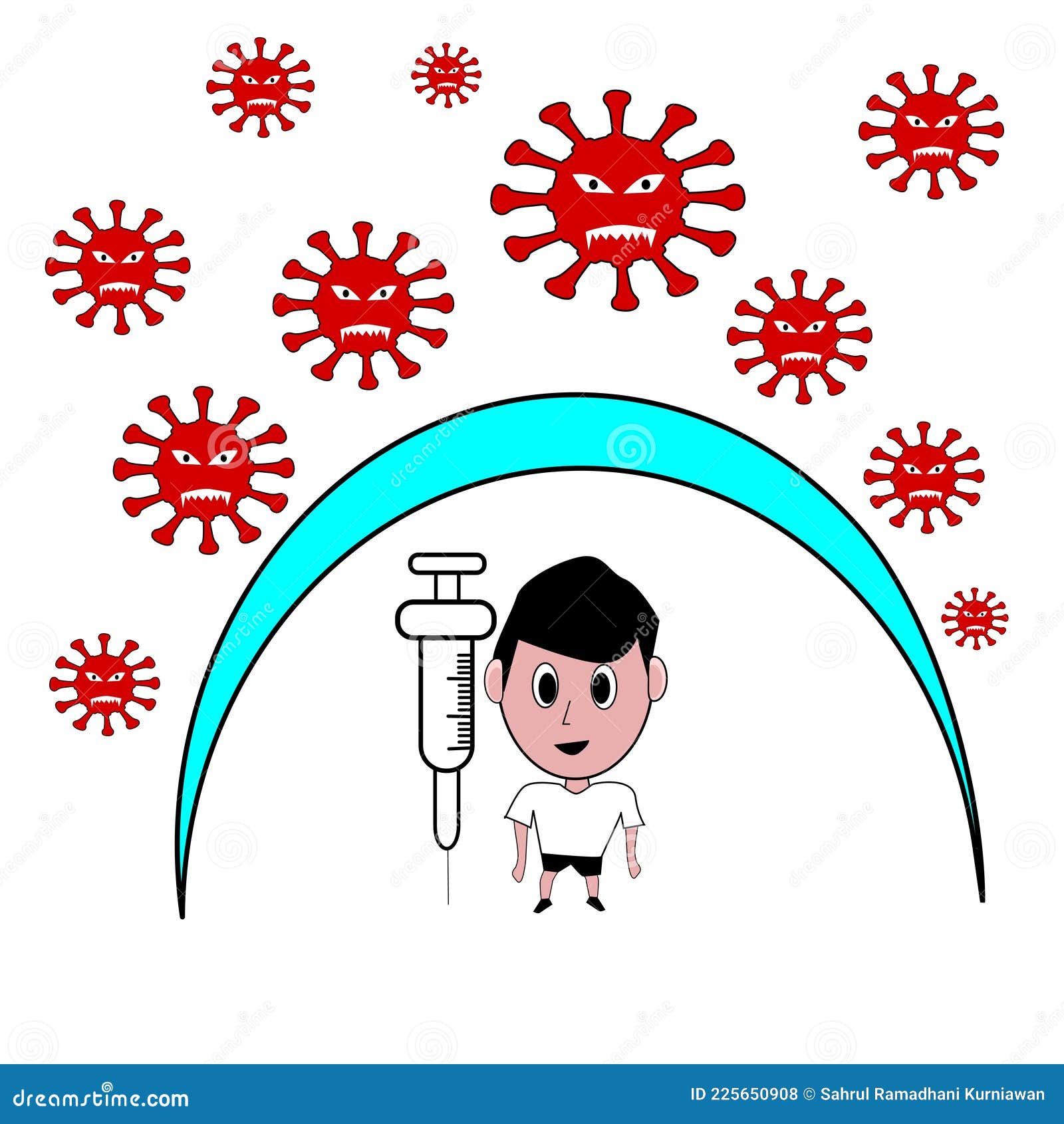 Animated Vaccine Vs Covid19 Stock Vector - Illustration of nurse ...
