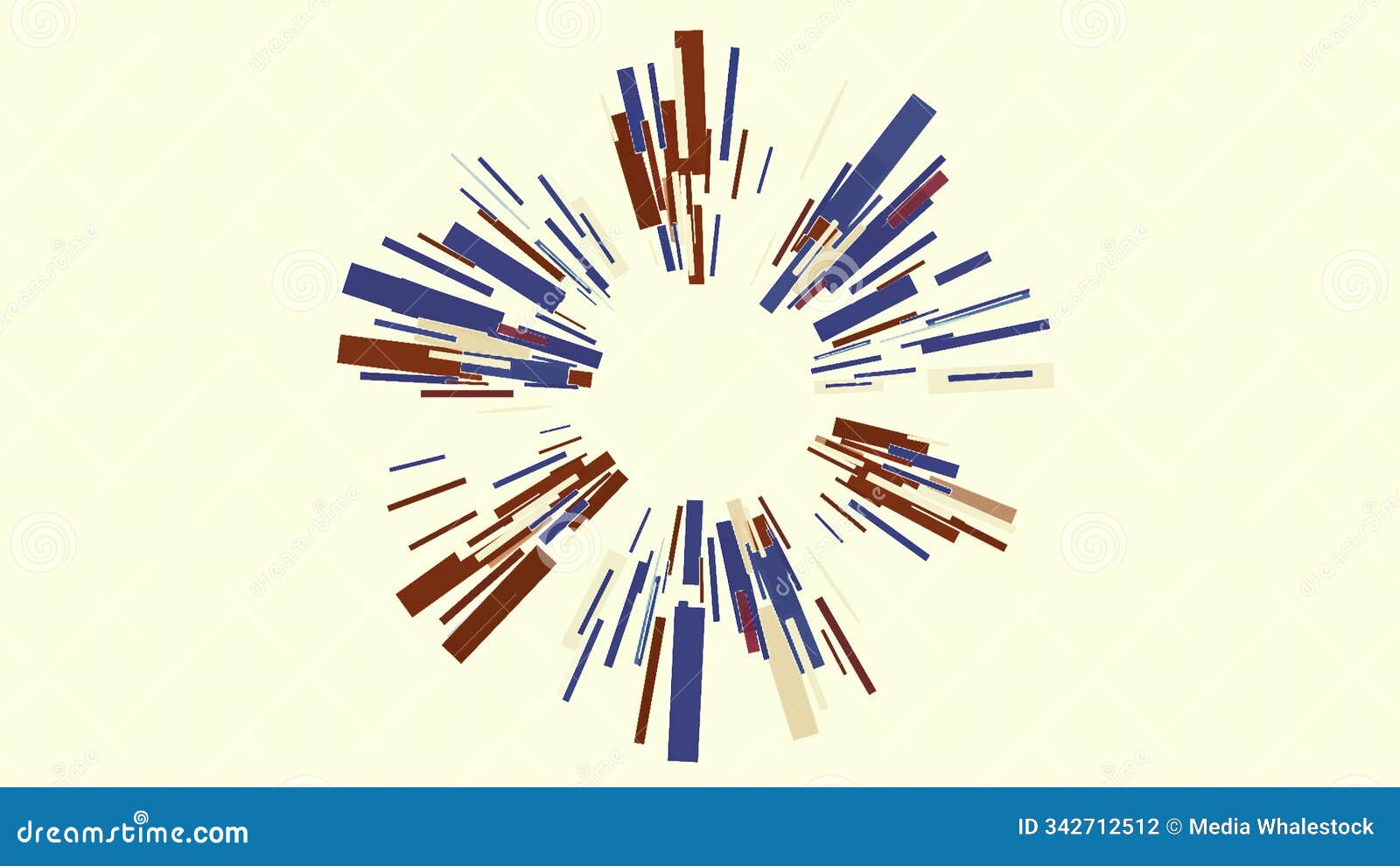 Animated Abstract Background with Simple Gradient Radial Rays. Motion ...