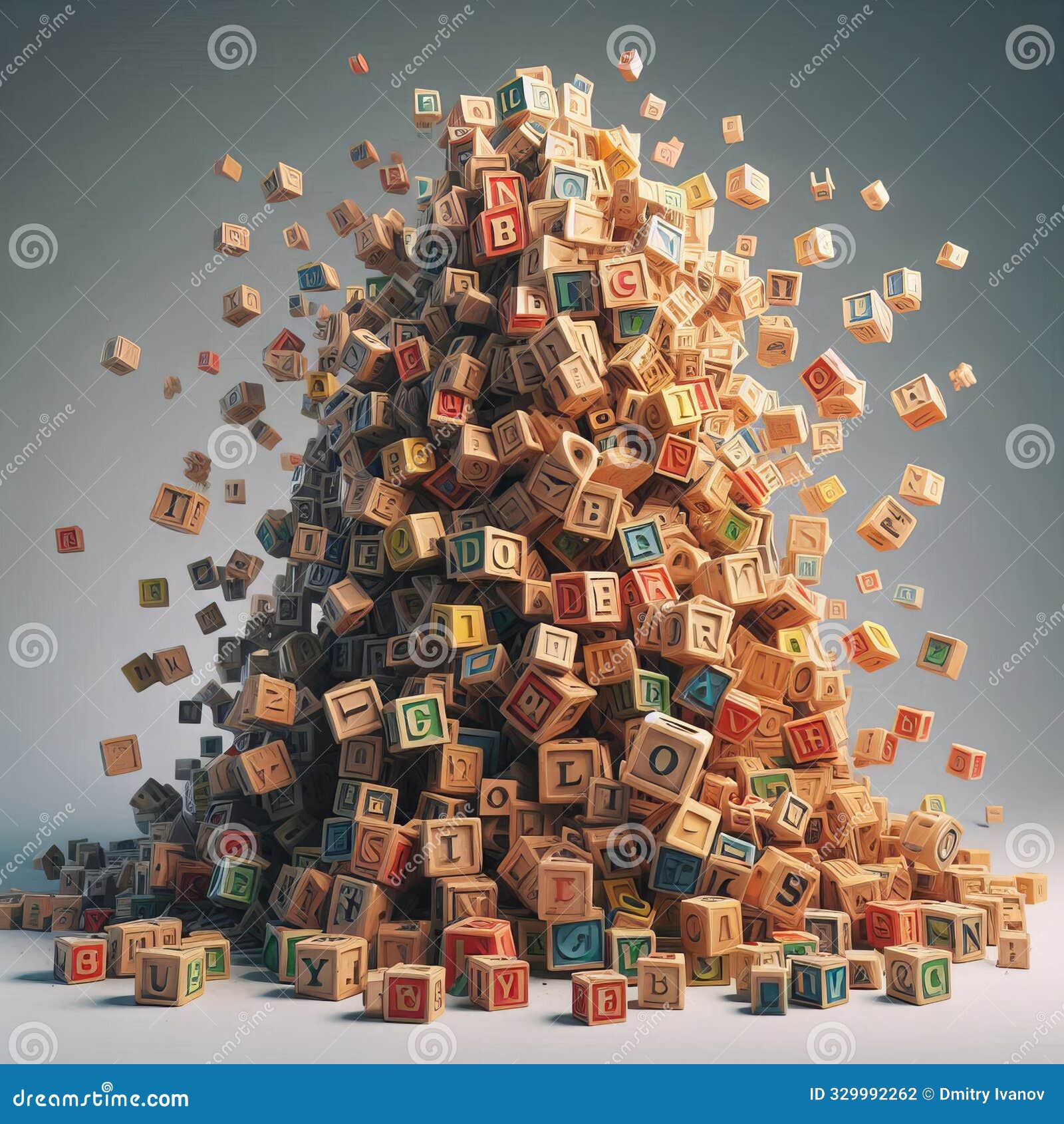 Animated Alphabet Blocks Alphabet Blocksthat Stack and Unstack Stock ...